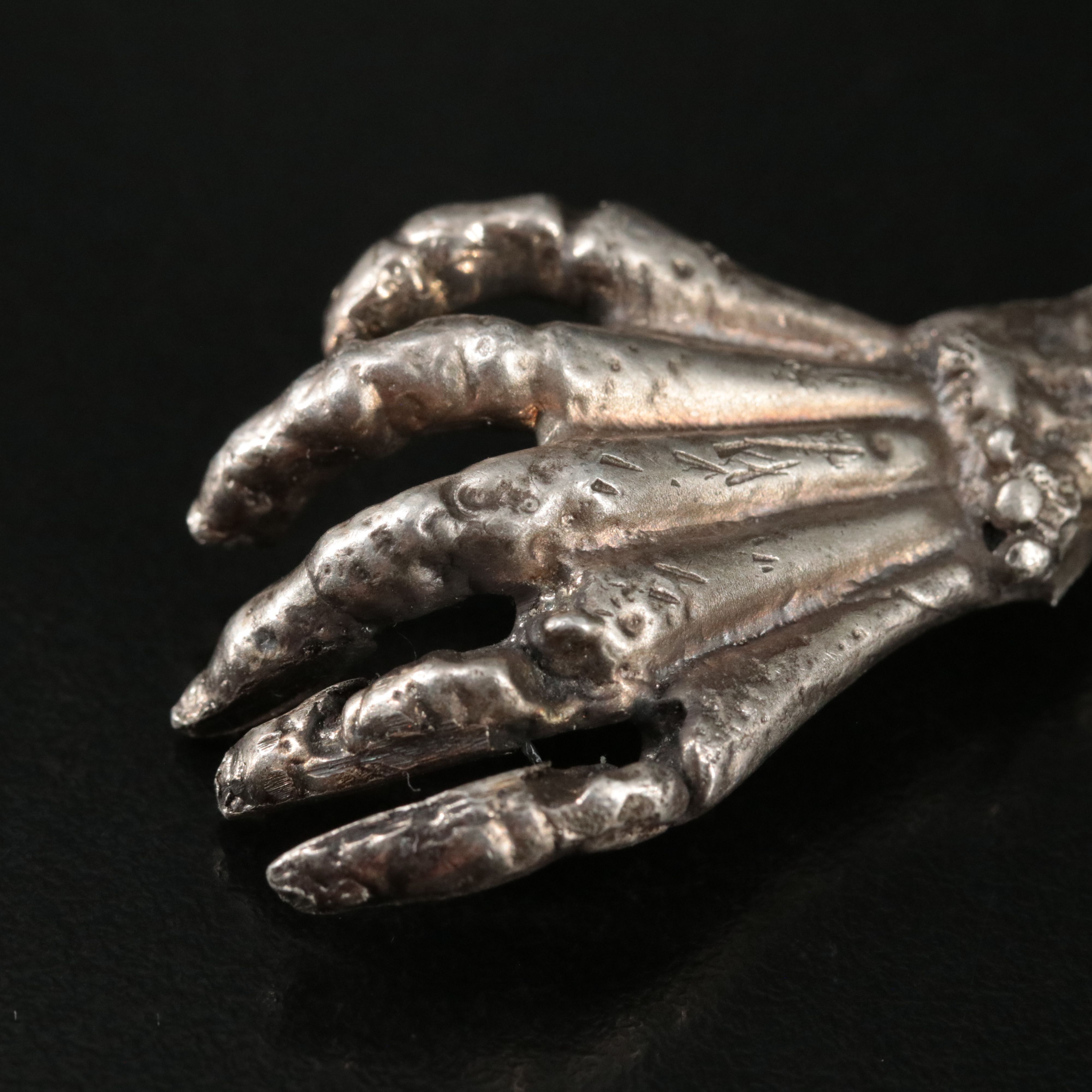Silver Skeleton Hand | EBTH