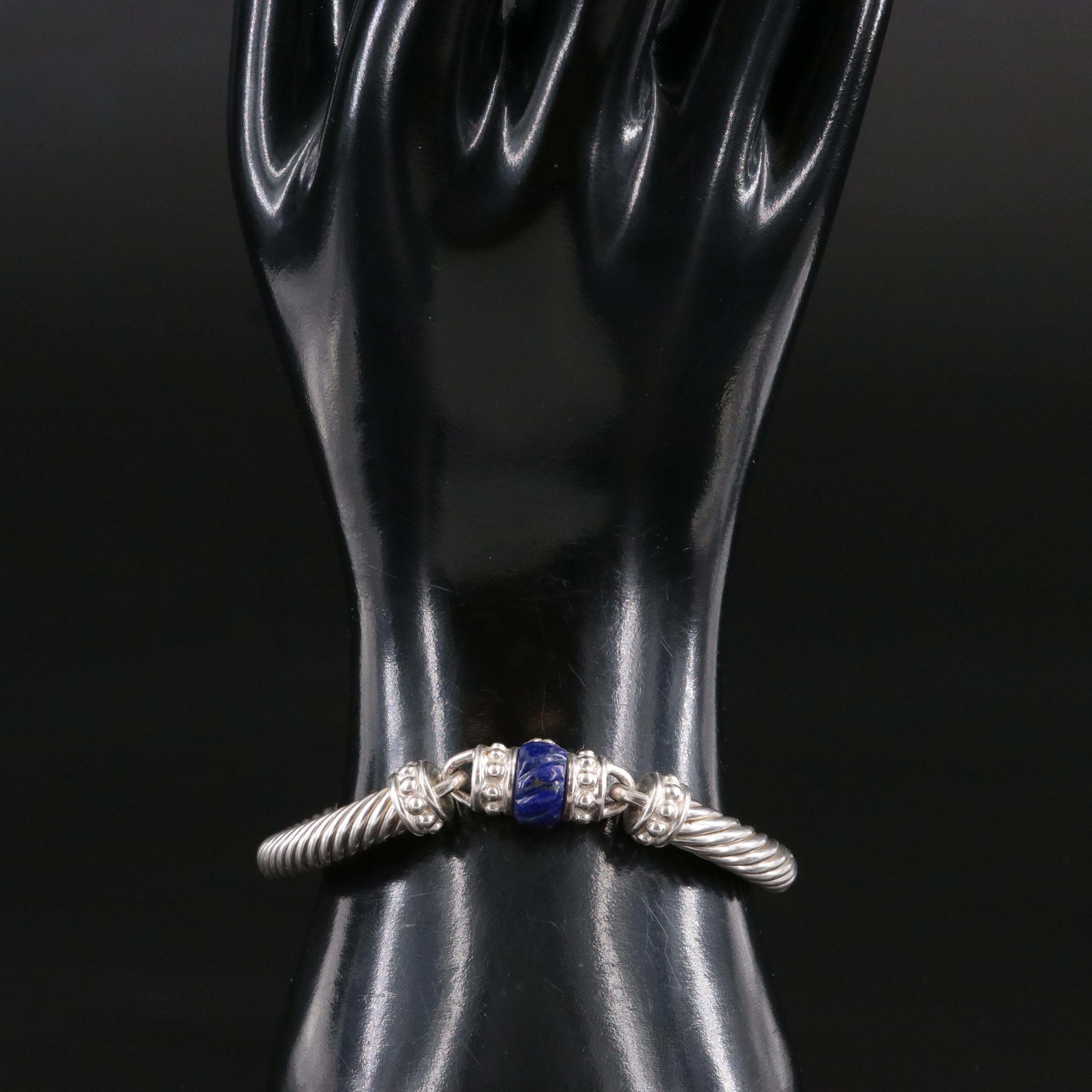 Judith Ripka Sterling Lapis Lazuli Bracelet | EBTH