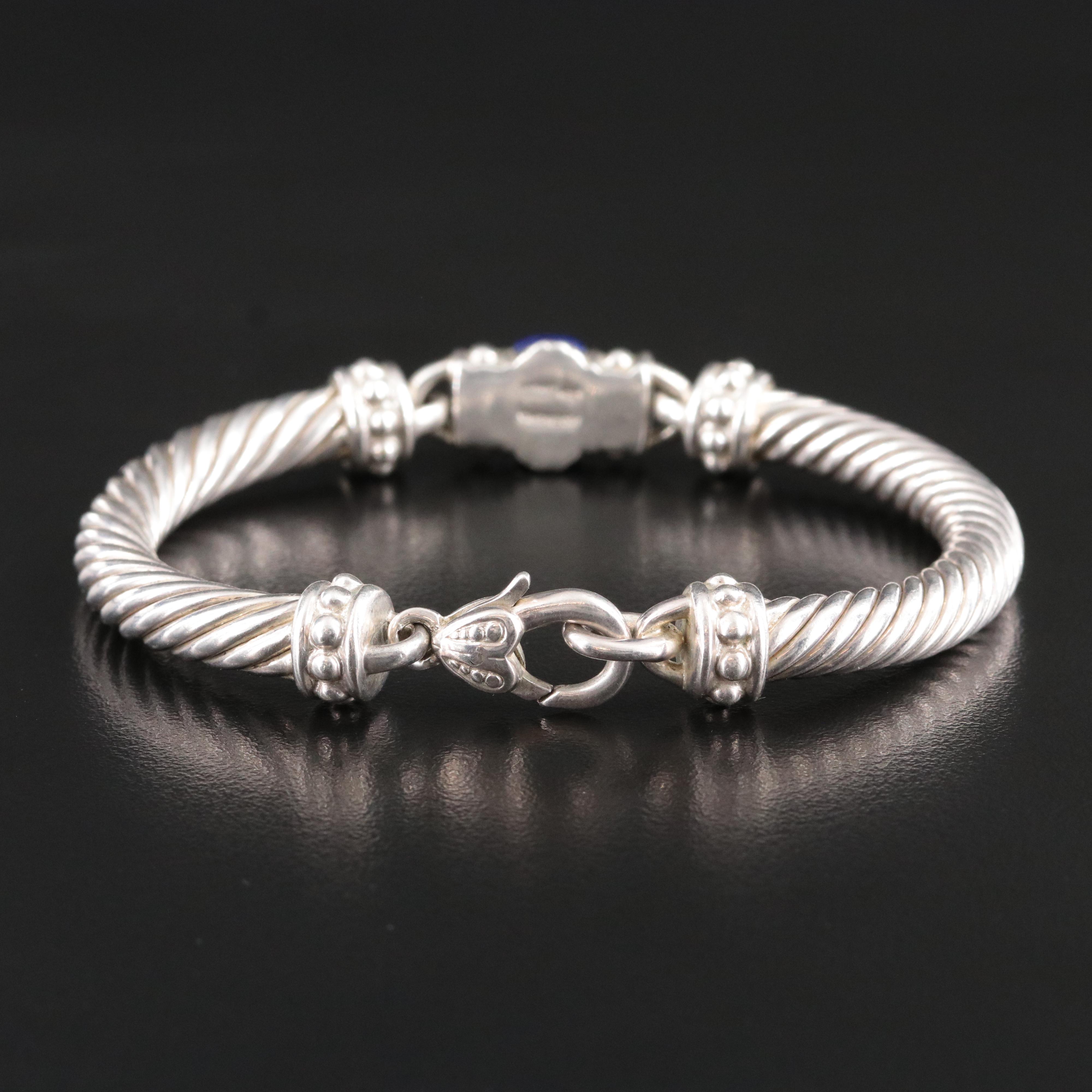 Judith Ripka Sterling Lapis Lazuli Bracelet | EBTH