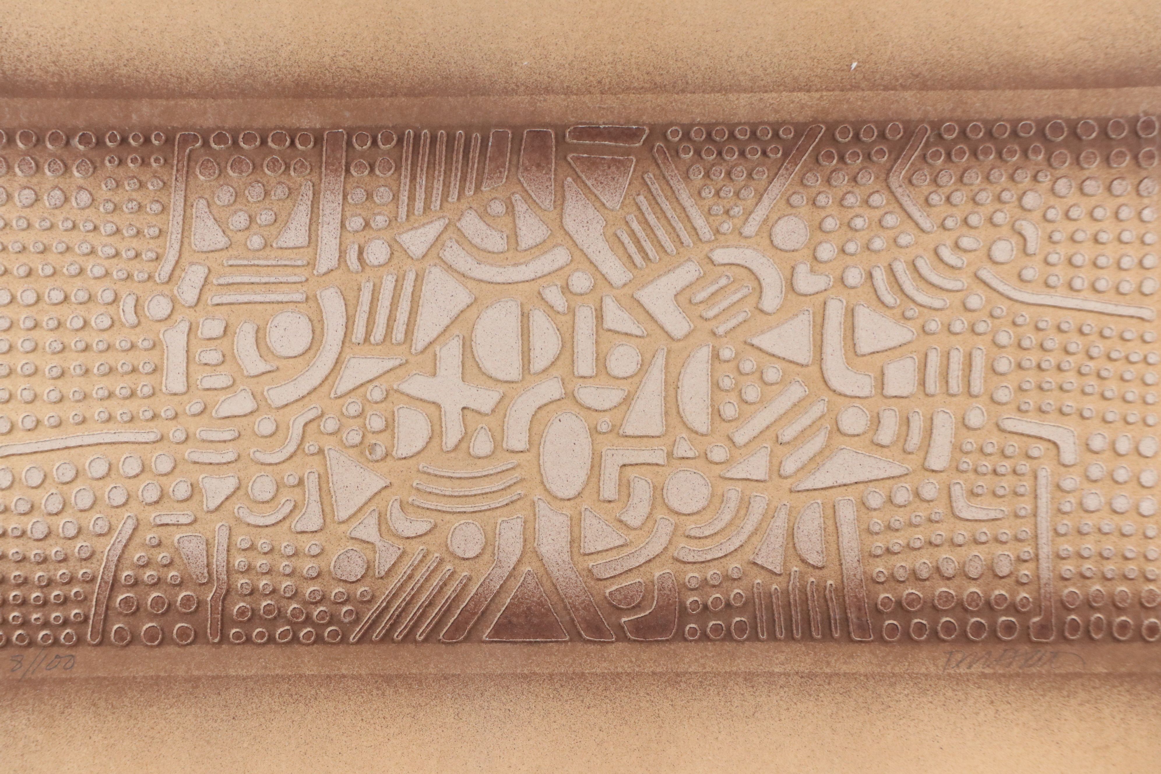 Peter Maxwell Abstract Cast Paper Pulp Art, Late 20th Century | EBTH