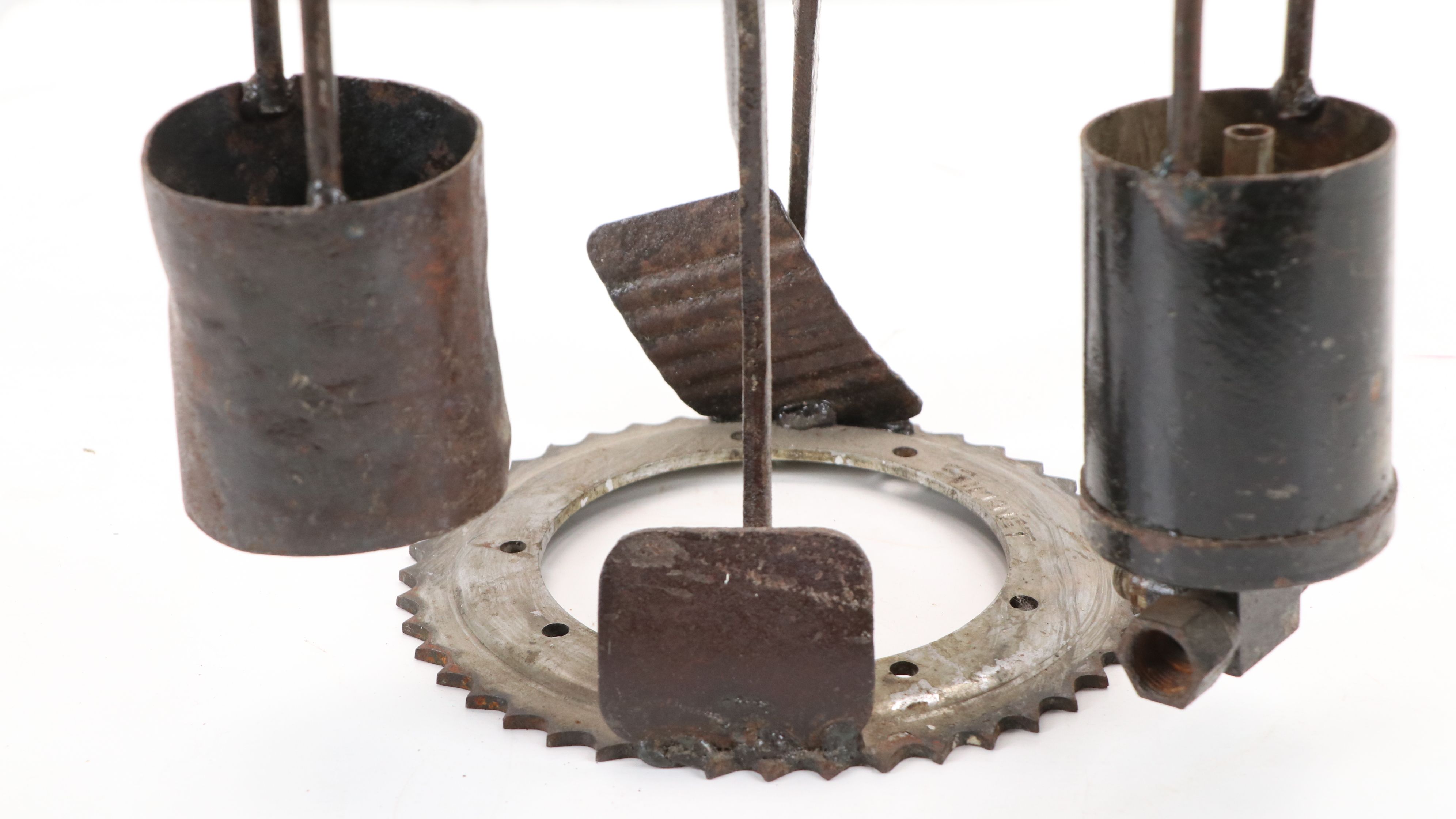 Simonet Biokou Figural Repurposed Scrap Metal Sculpture | EBTH