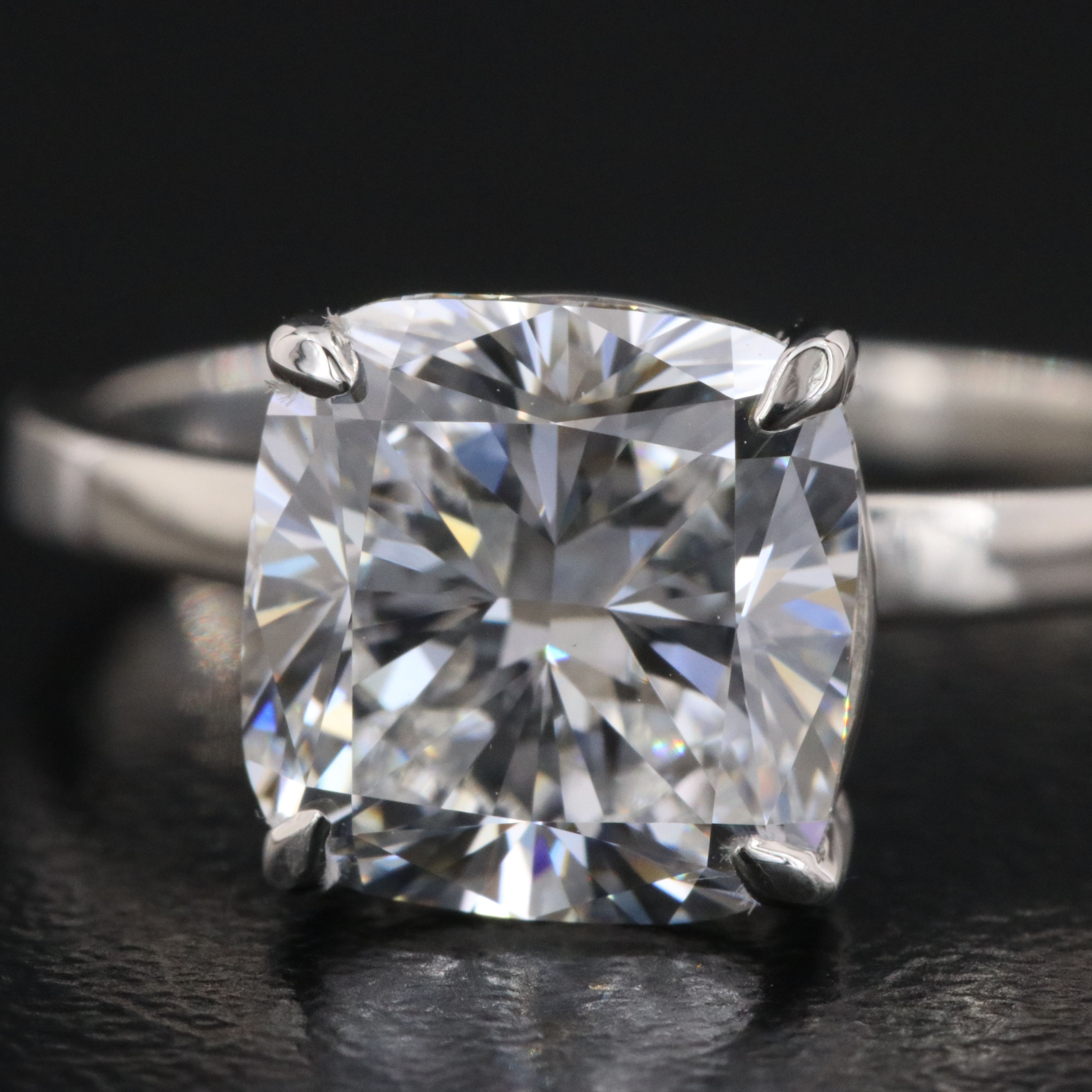 Platinum 2.79 CT Lab Grown Diamond Solitaire Ring with IGI Report | EBTH