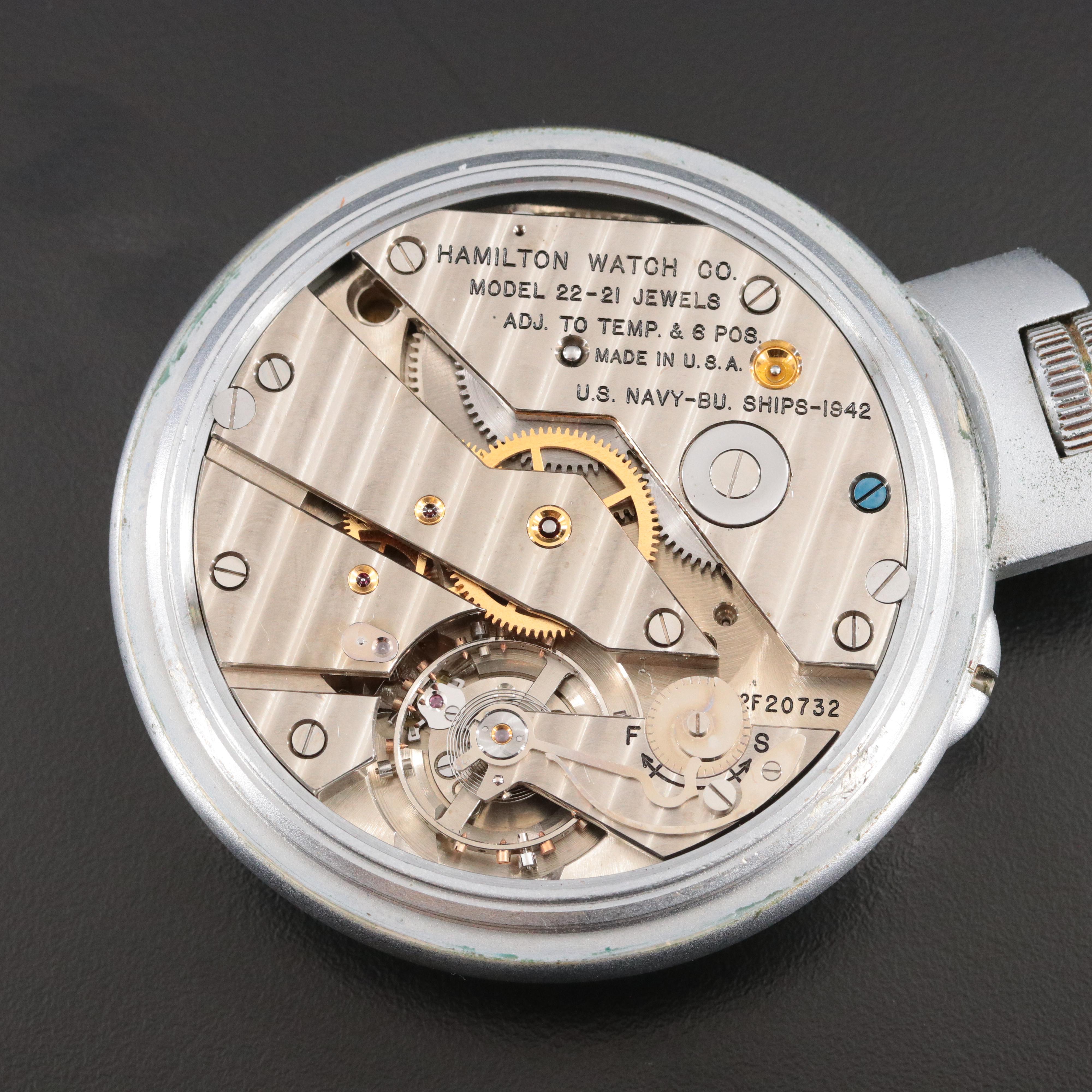 Hamilton U.S. Navy Bureau of Ships Chronometer Watch | EBTH