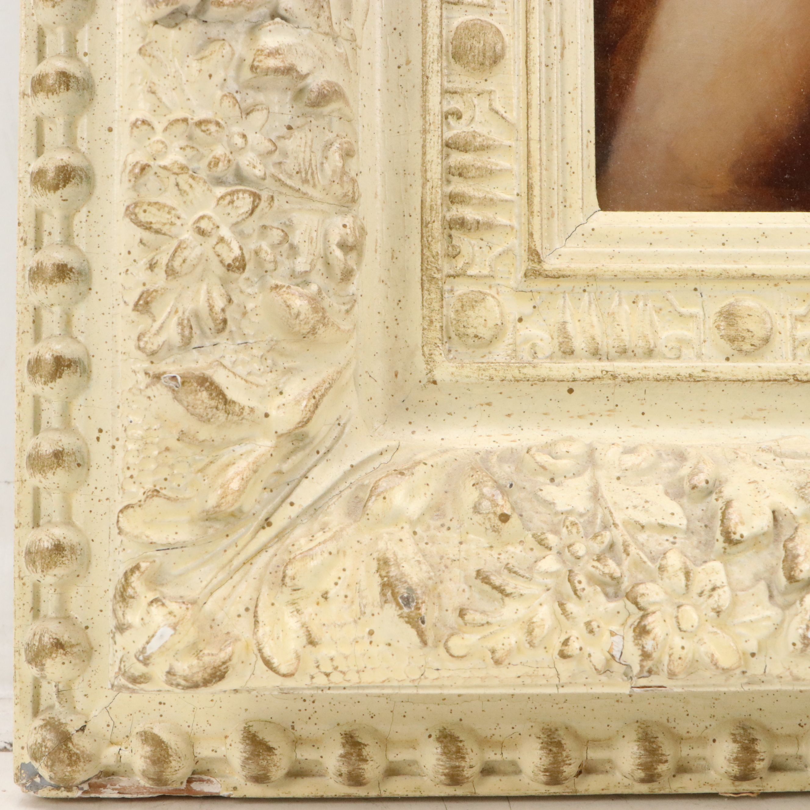Portrait Diptych Oil Painting of Women Gazing Upwards, 19th Century | EBTH