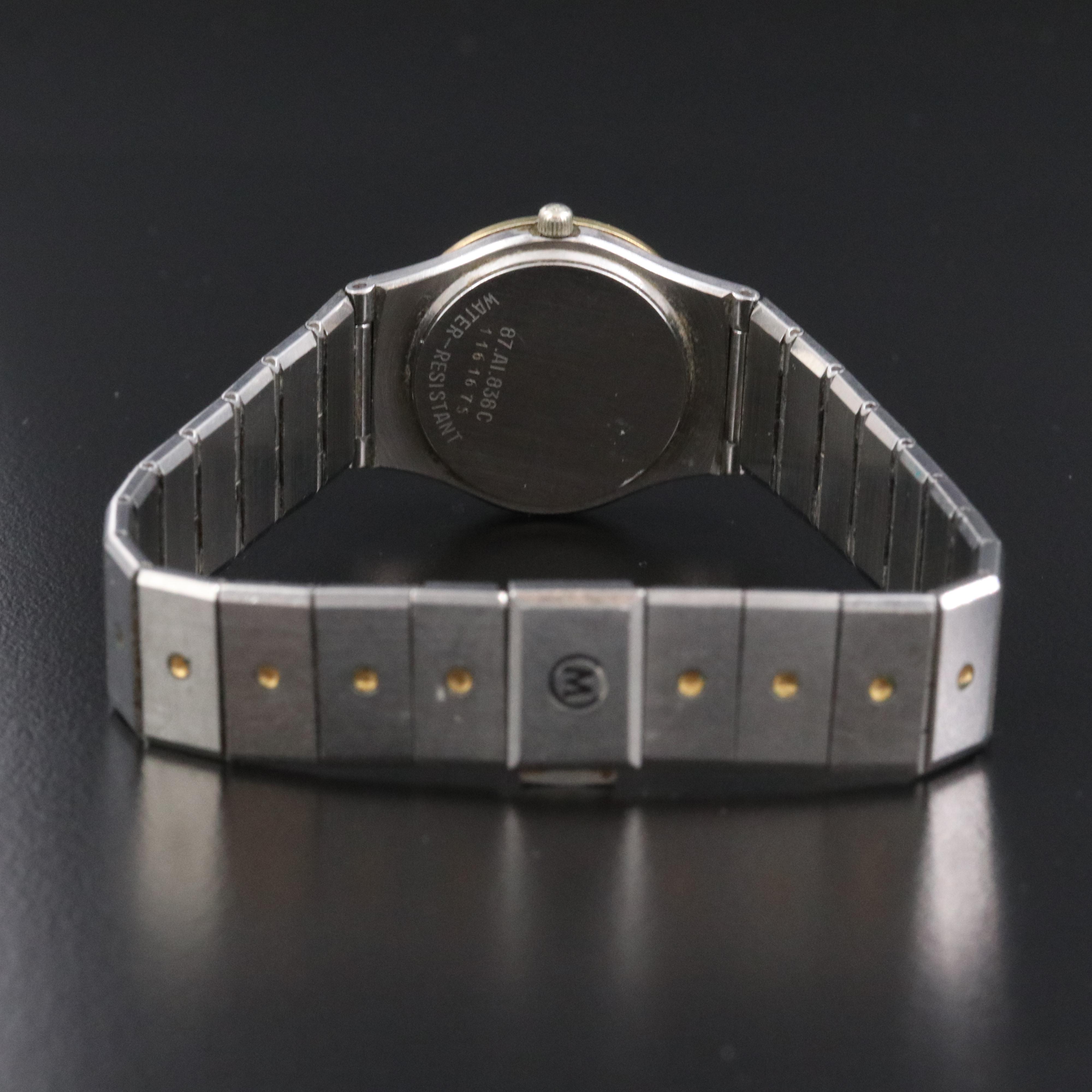 Movado Museum Classic Diamond Bezel Watch #87.A1.836C | EBTH