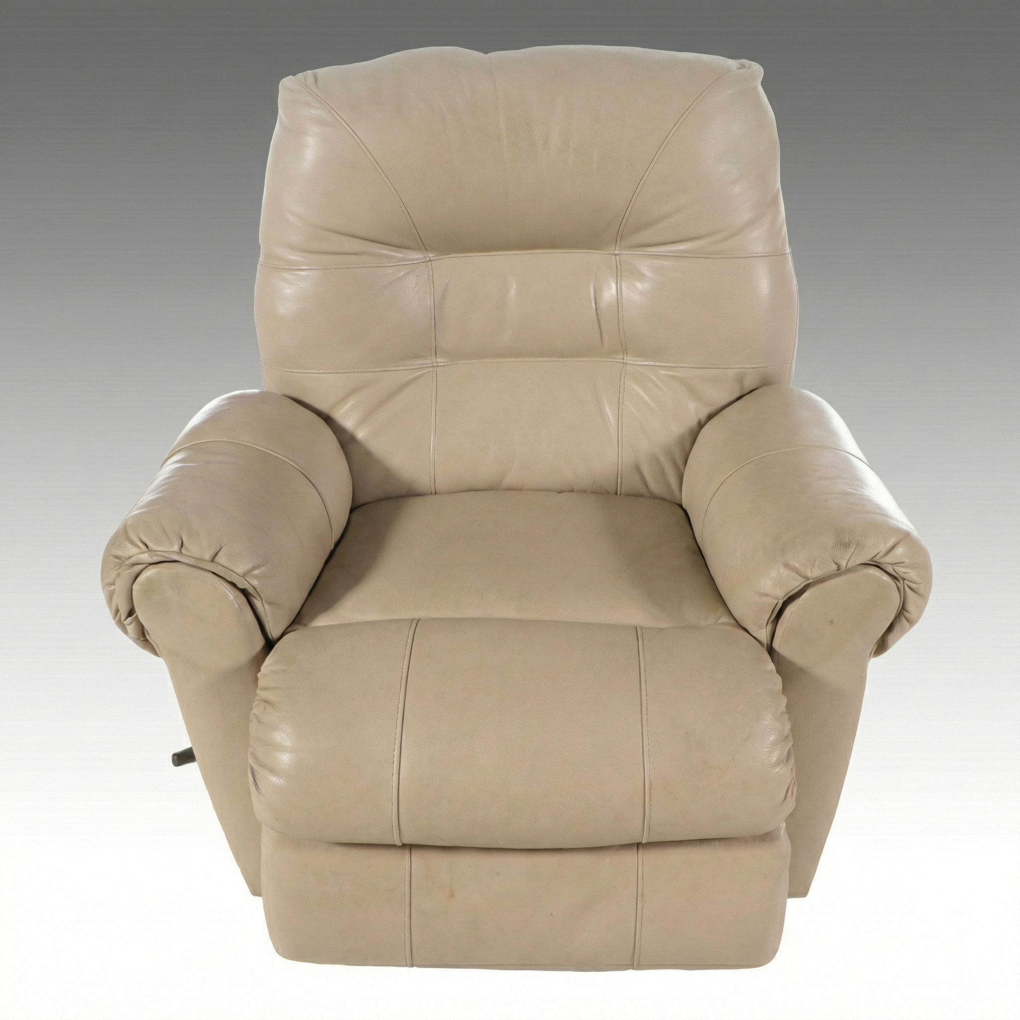 Overstuffed Leather Recliner | EBTH