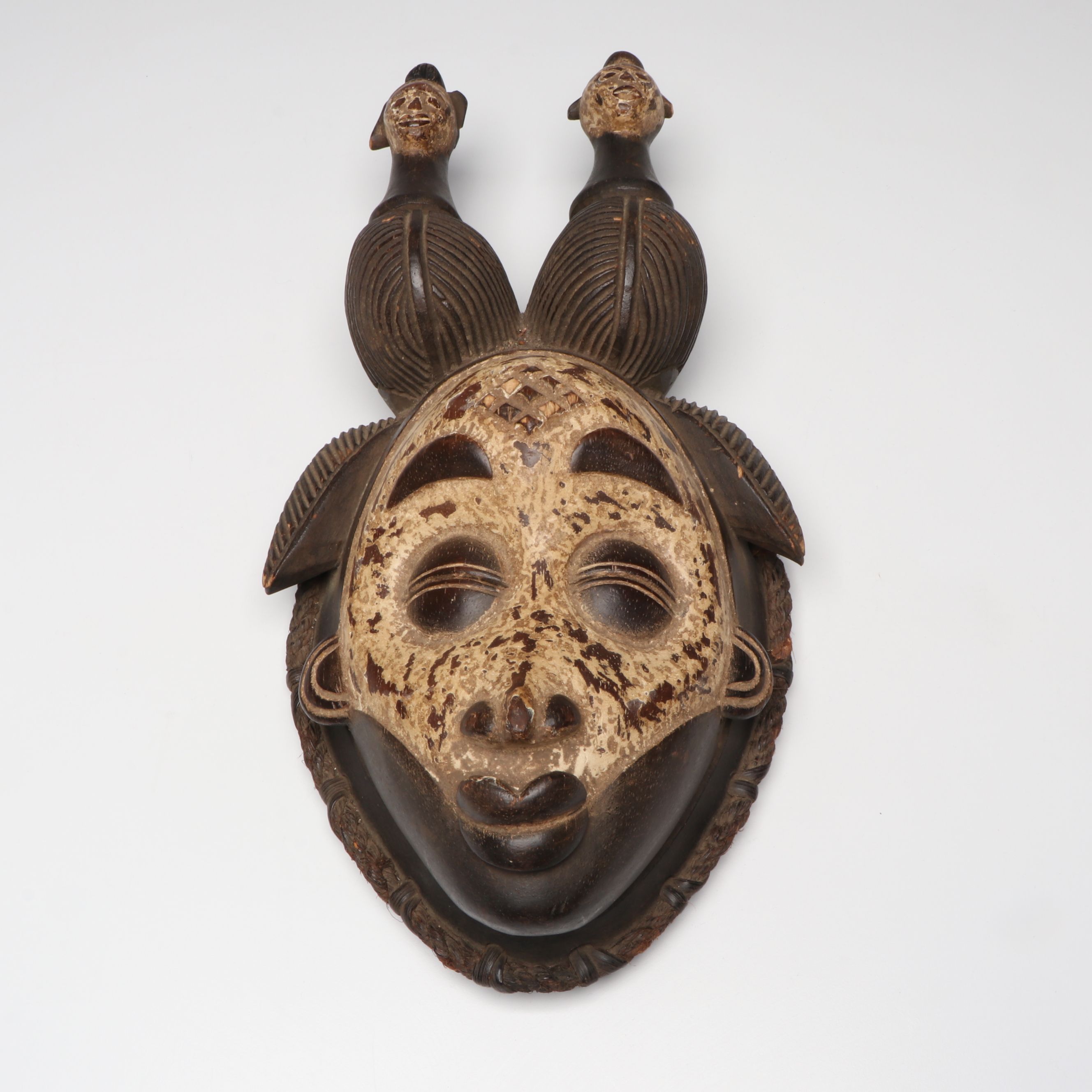Gabonese Punu-Lumbo "Mkudj Mukyui" Female Ancestor Mask, and More | EBTH