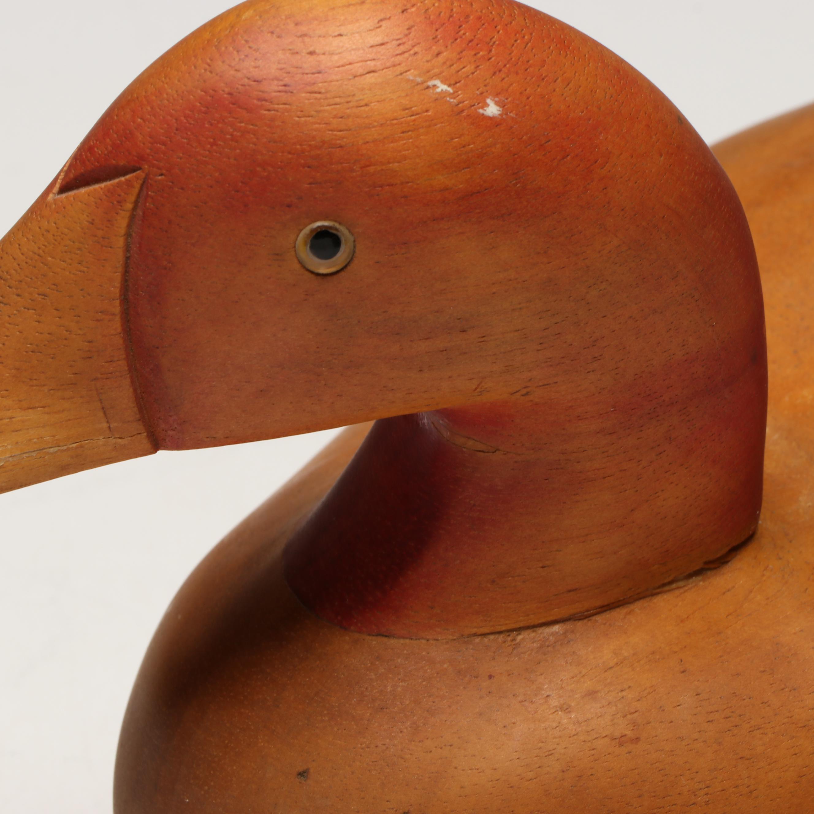 Rustic Hand-Carved Wood Duck Decoys | EBTH