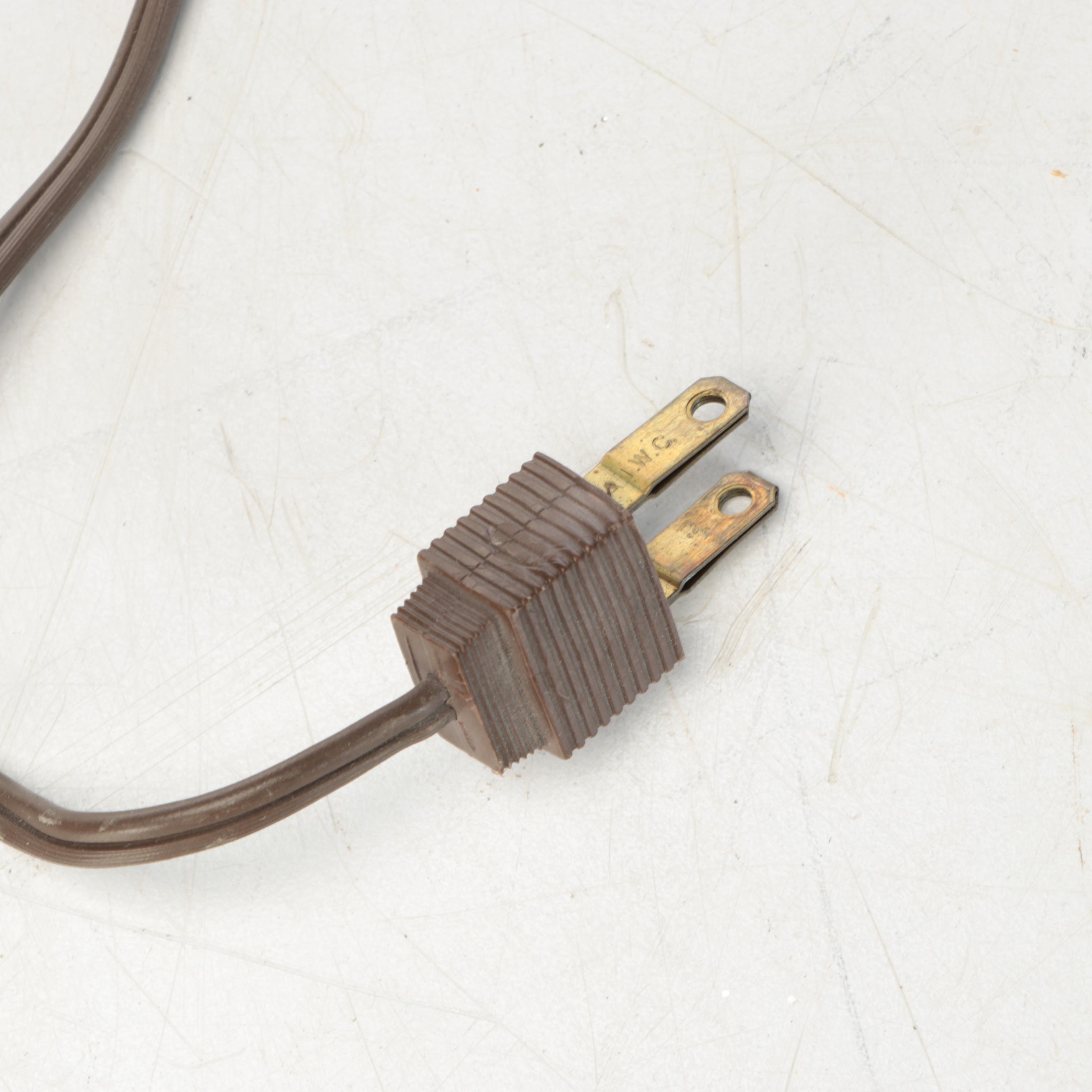 Chinese Porcelain Pink and White Peonies and Vine Table Lamp | EBTH