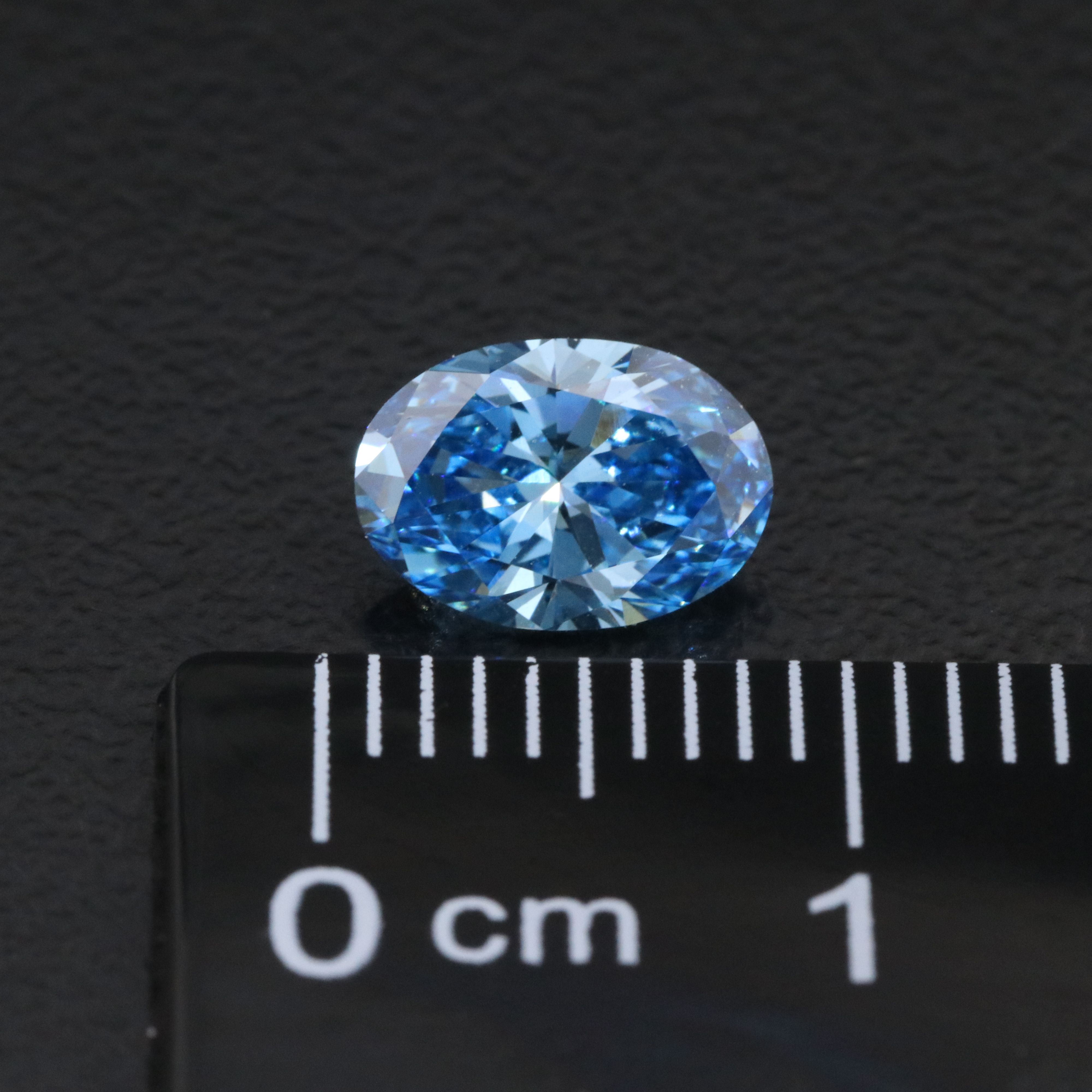 Loose 1.11 CT Lab Grown Fancy Blue Diamond with IGI Report | EBTH