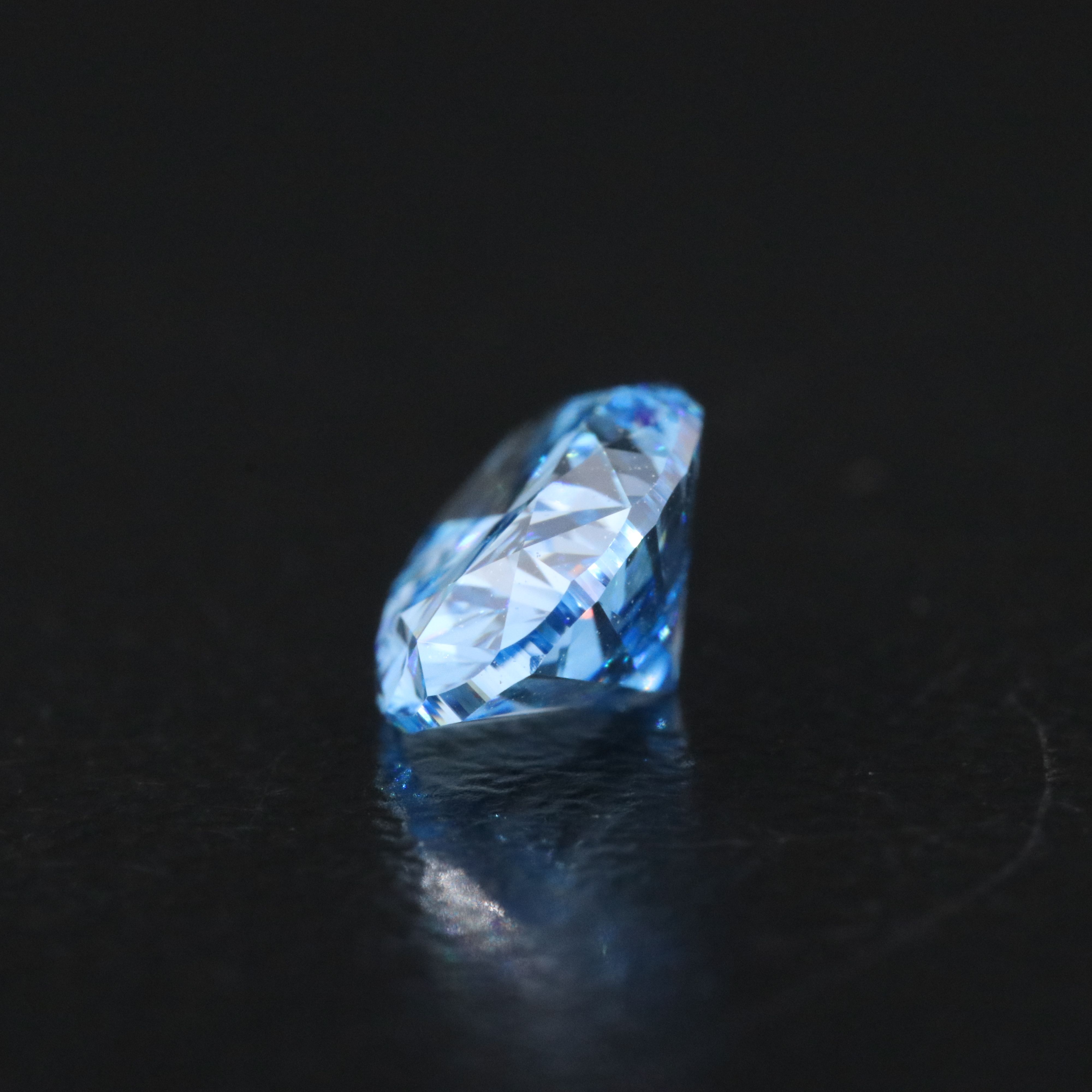 Loose 1.11 CT Lab Grown Fancy Blue Diamond with IGI Report | EBTH