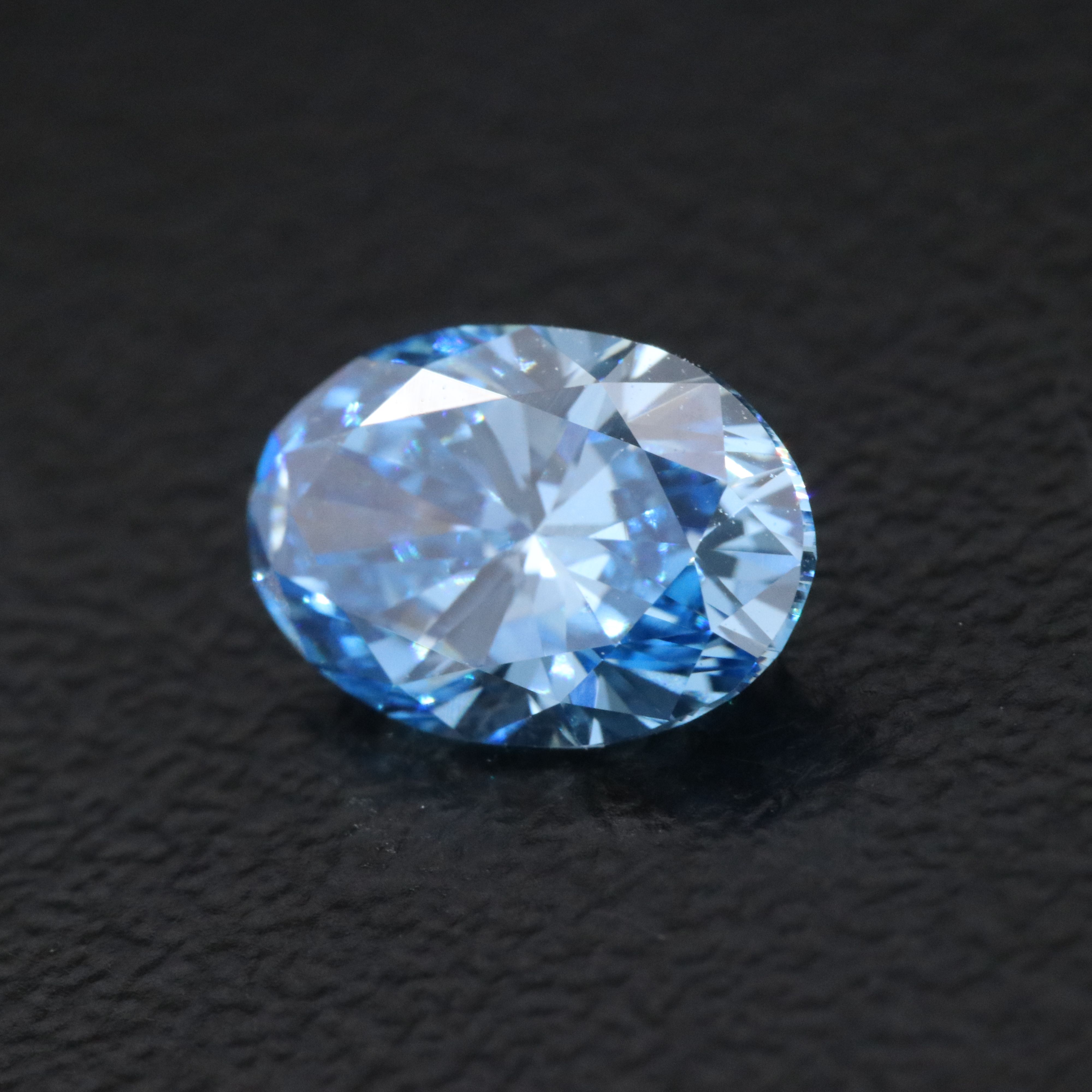 Loose 1.11 CT Lab Grown Fancy Blue Diamond with IGI Report | EBTH