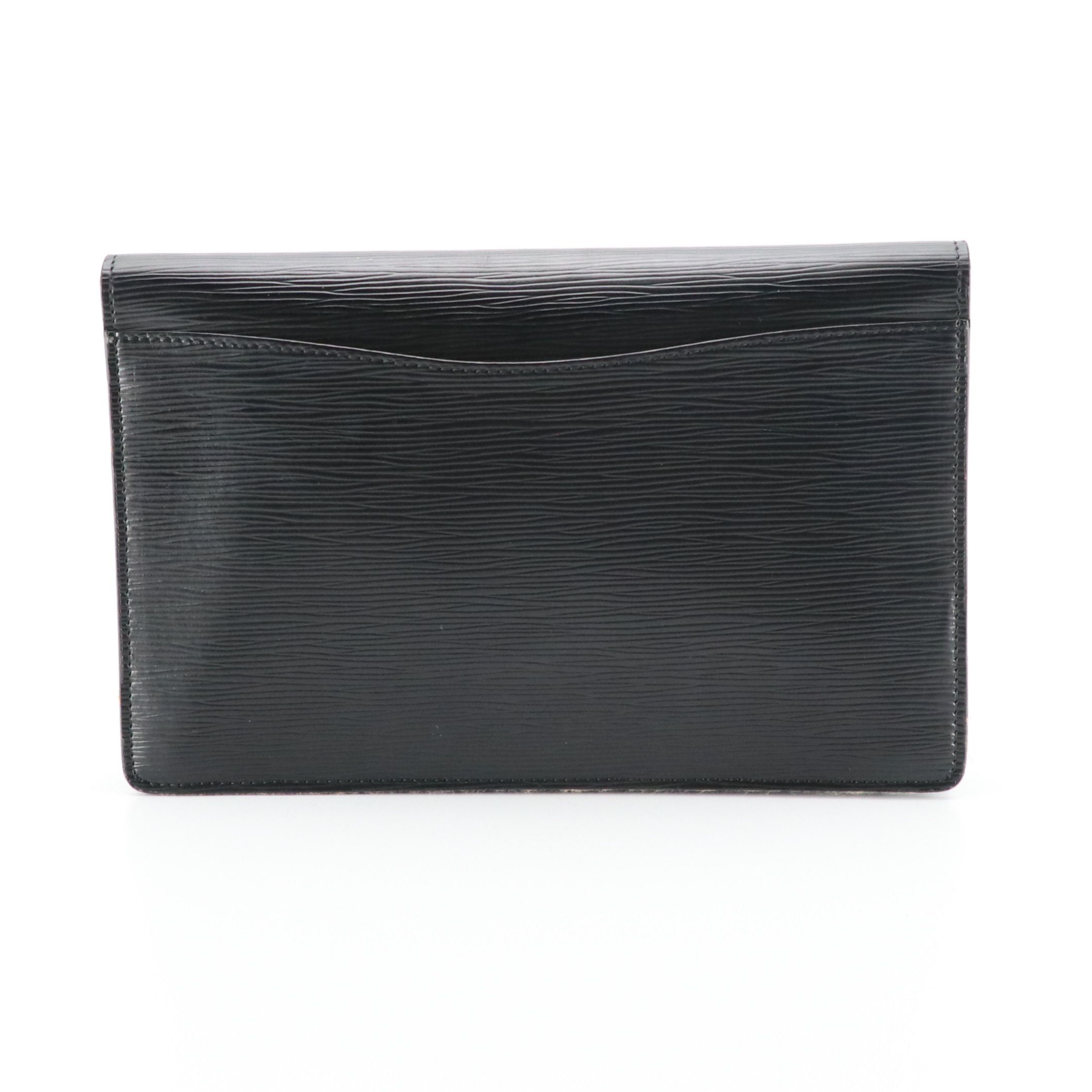 Louis Vuitton Montaigne 27 Clutch in Black Epi Leather | EBTH