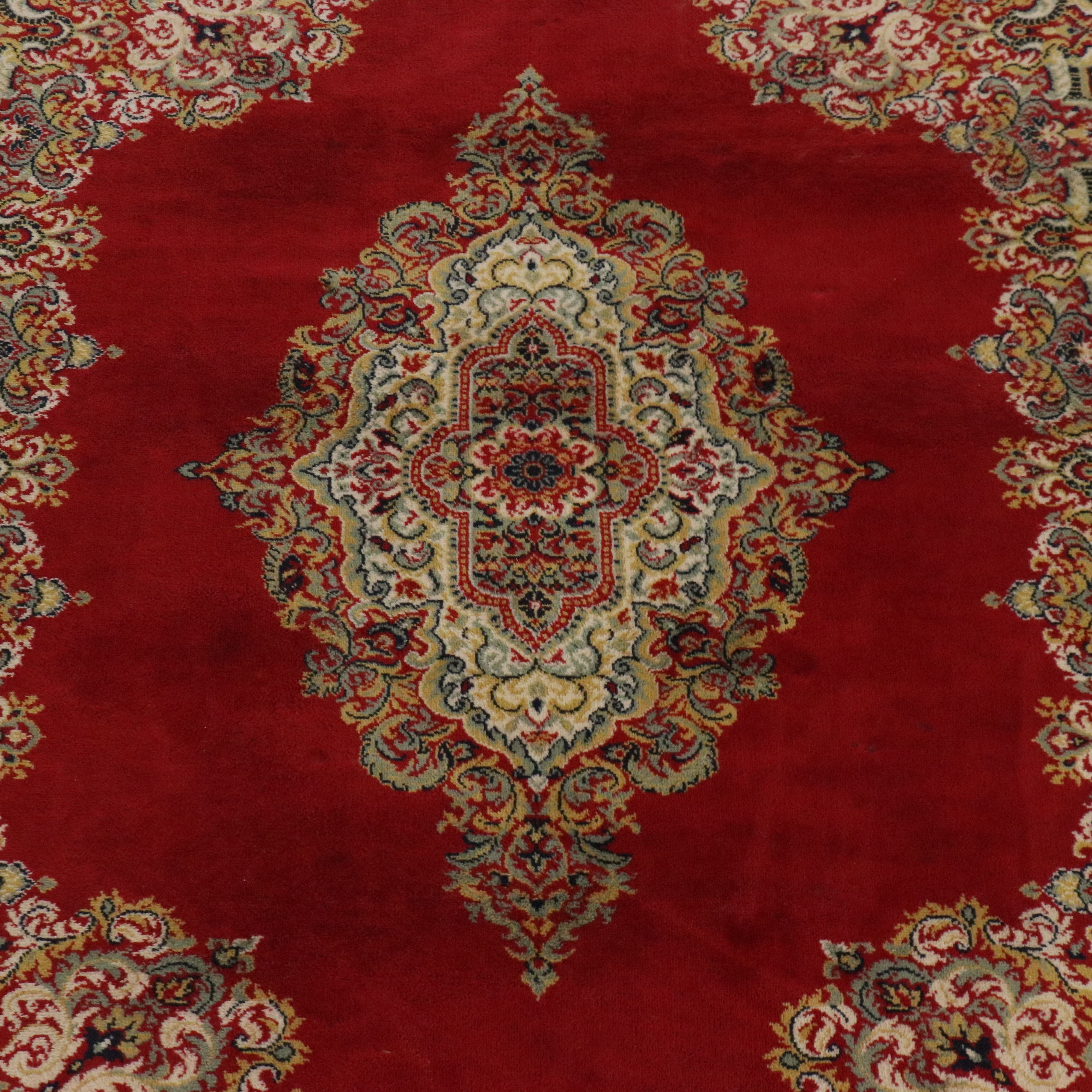 8'1 x 11'7 Machine Made Persian Kerman Style Area Rug | EBTH