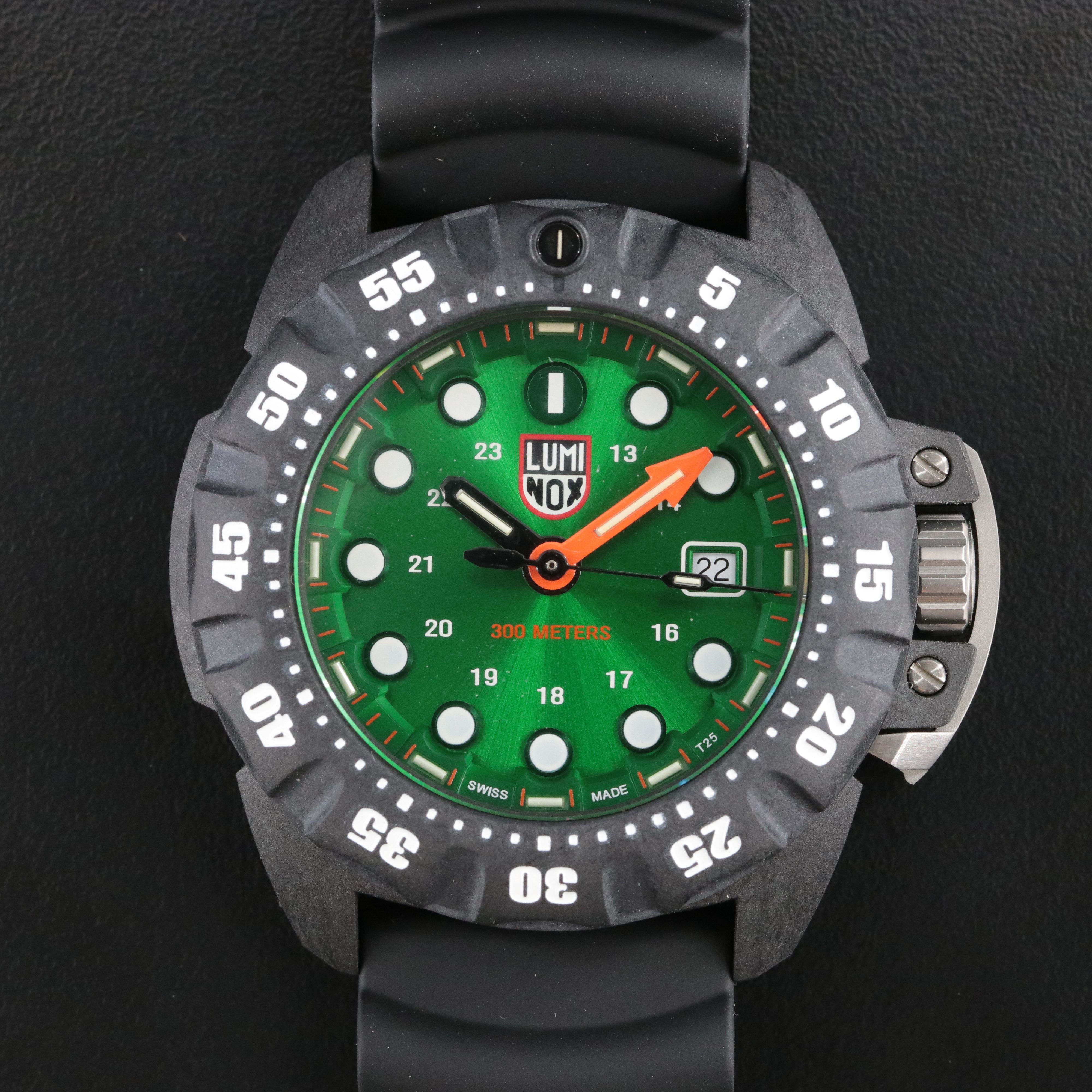Luminox Scott Cassell Deep Dive Watch with Green Dial #XS.1567 | EBTH
