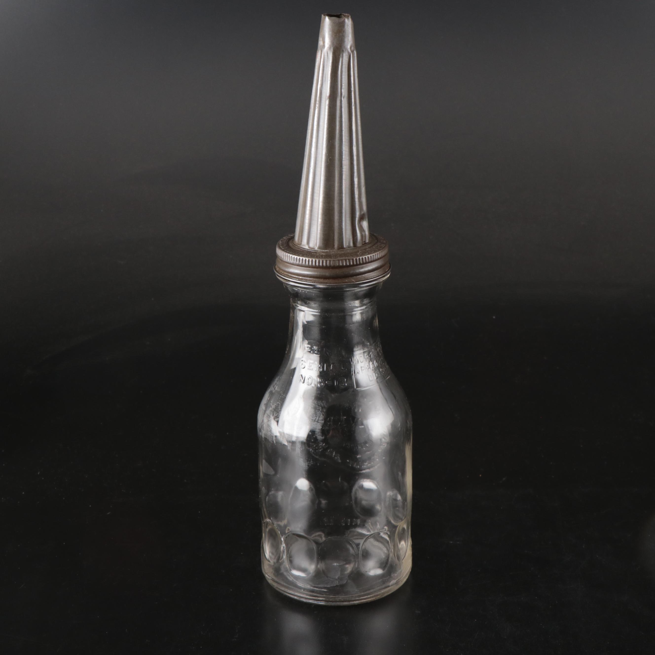 Dover Stamping Company Glass Oil Bottle | EBTH