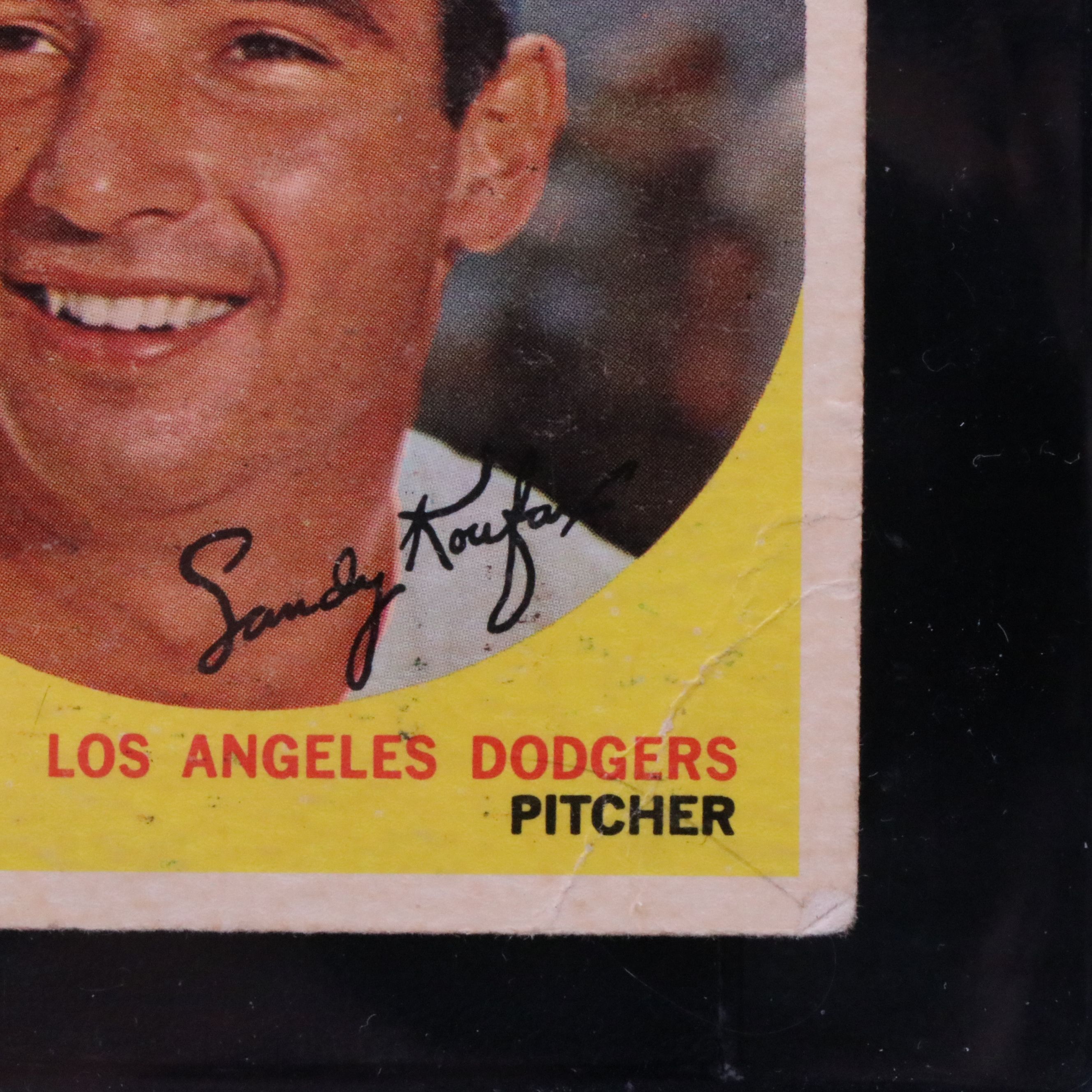 1959 Topps Sandy Koufax Los Angeles Dodgers Baseball Card | EBTH