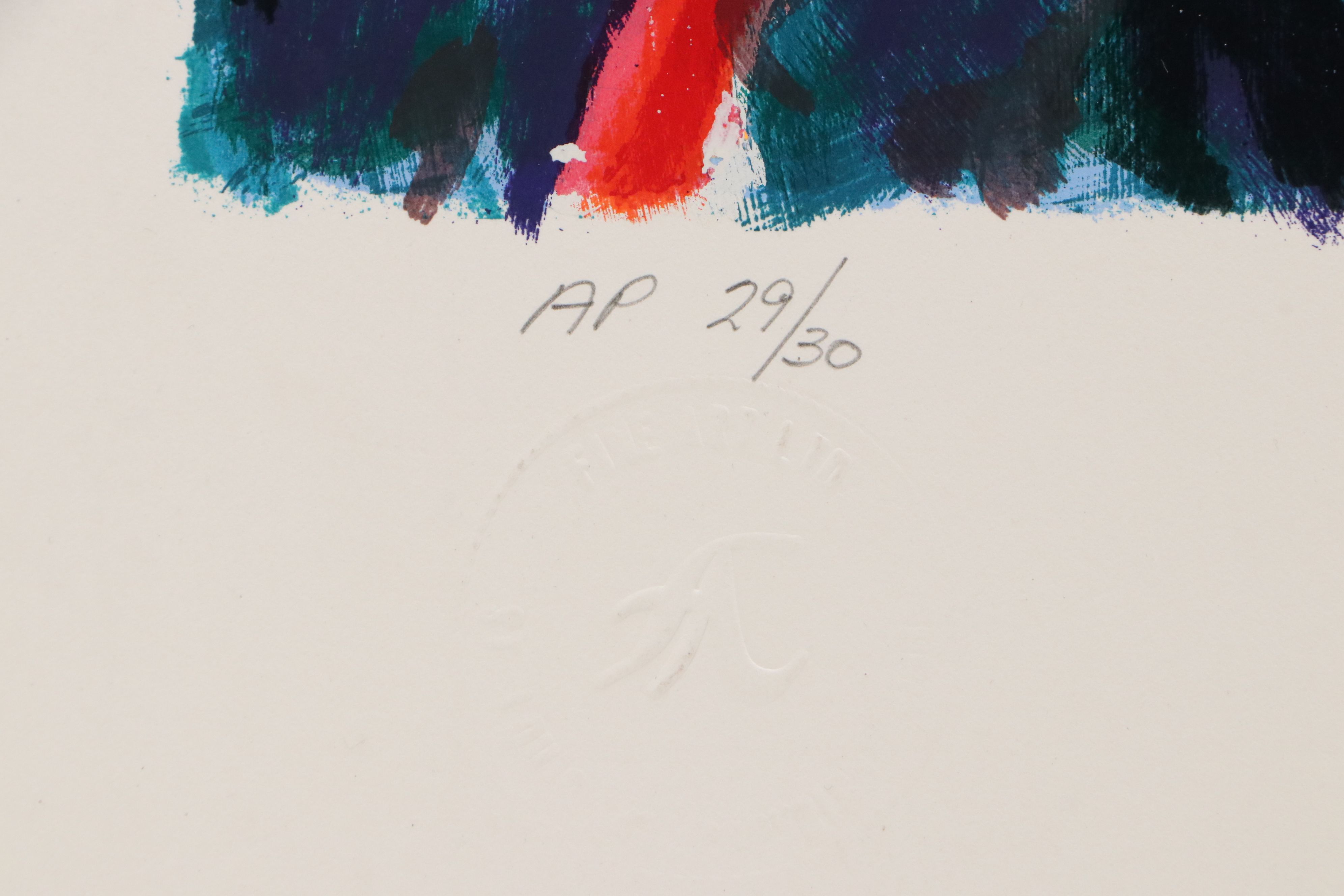 Aldo Luongo Serigraph "A Jump to Victory" and Other Olympics-Themed ...