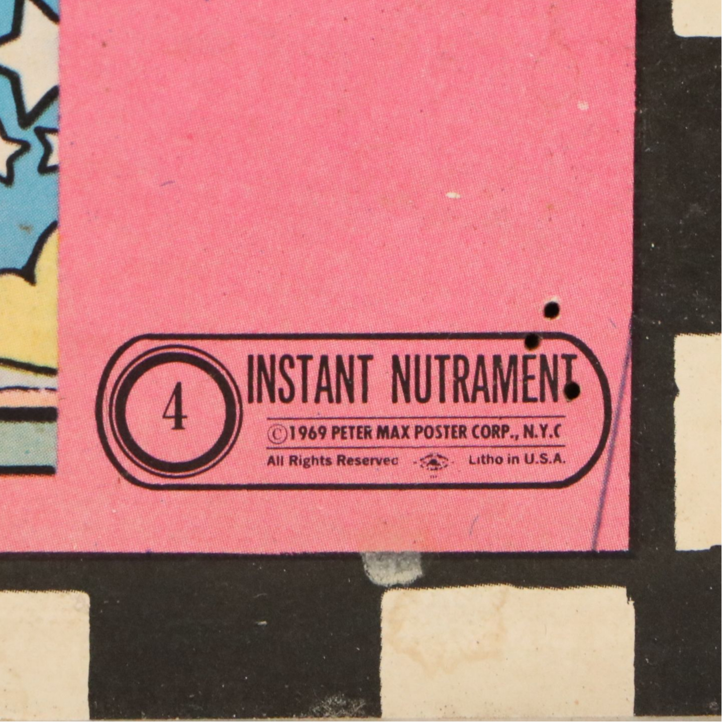 Offset Lithograph Poster After Peter Max "Instant Nutriment #1," 1969 ...