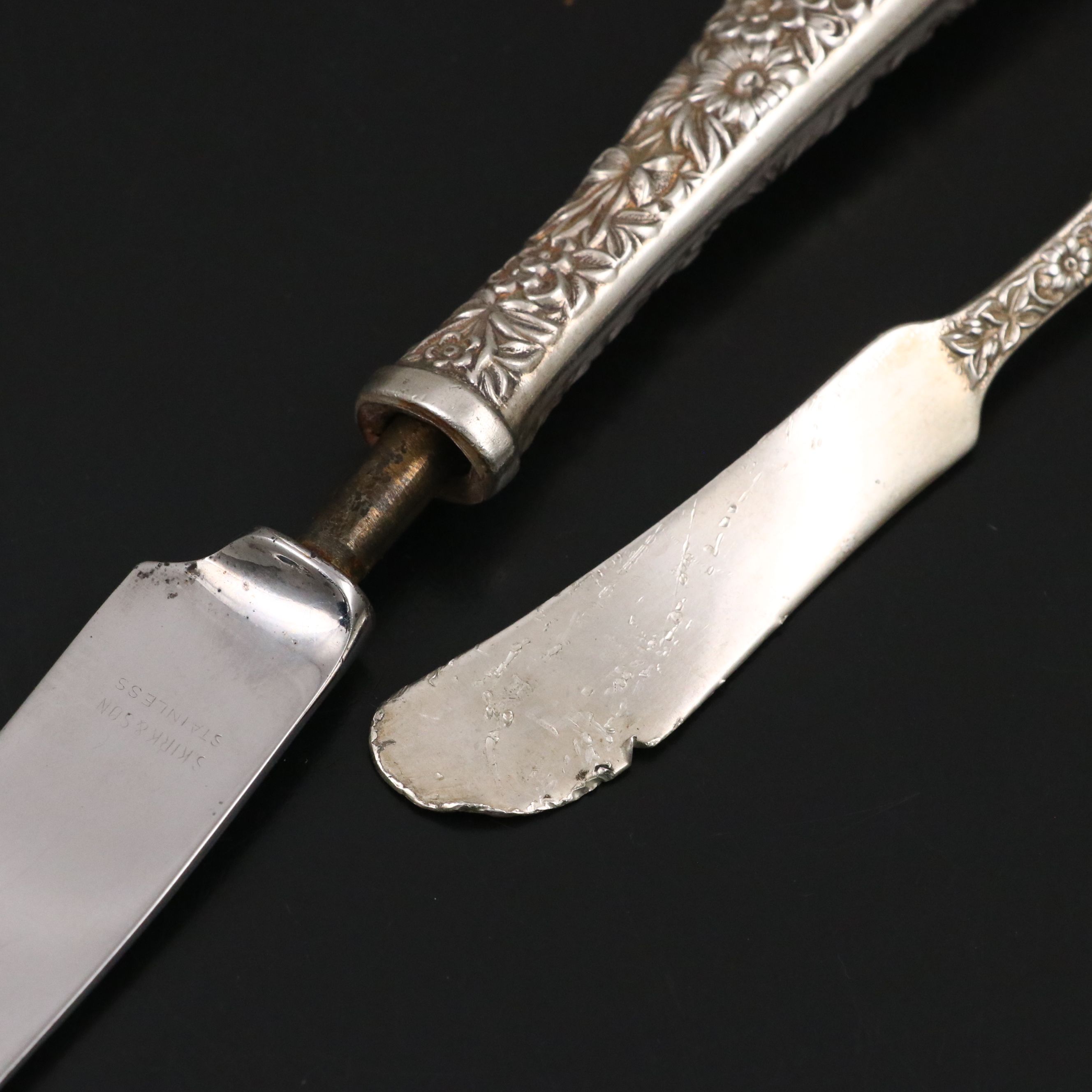 S. Kirk & Son, Inc. "Repousse" Sterling Silver Flatware, Early to Mid ...