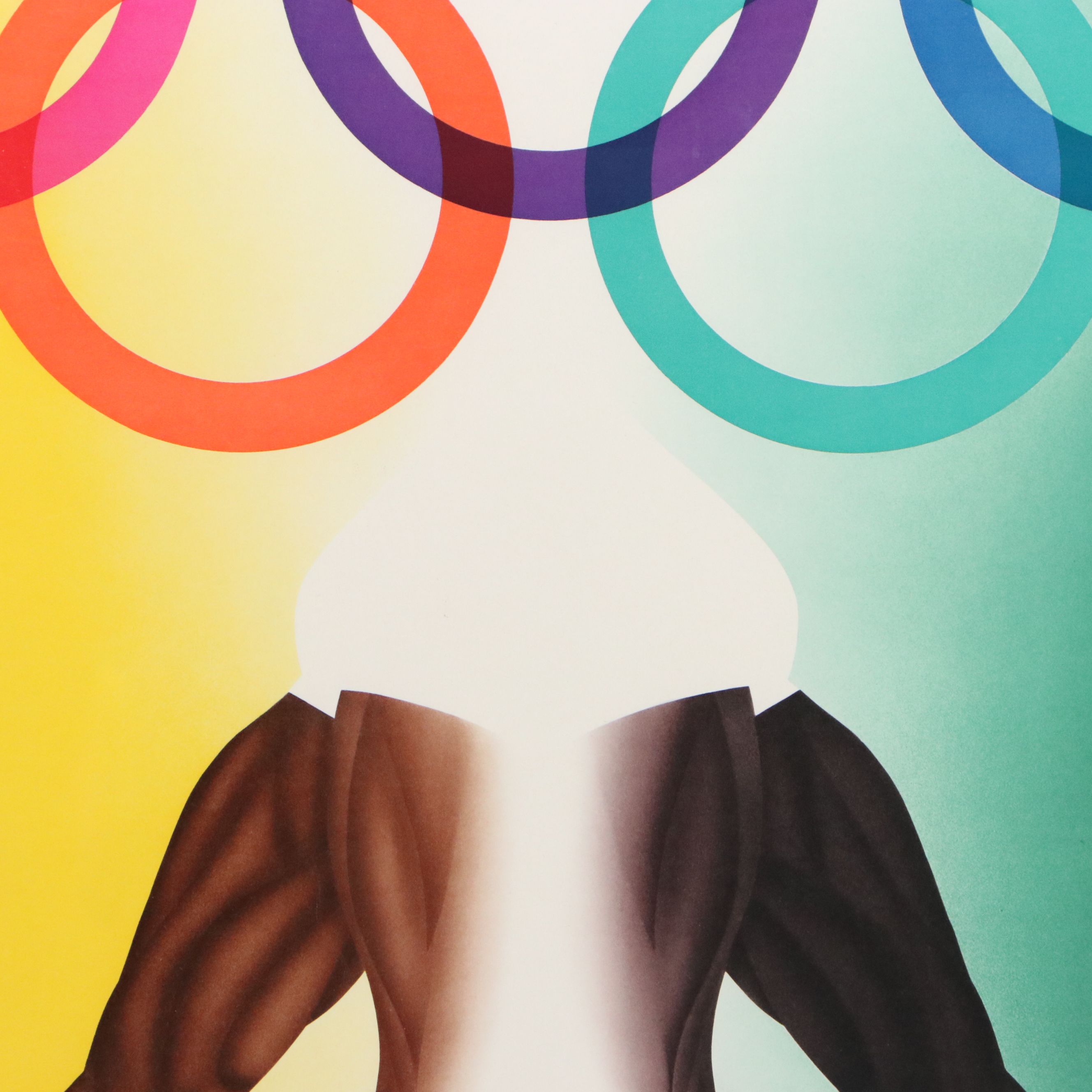 Allen Jones Serigraph Poster for Munich Olympics, 1972 | EBTH