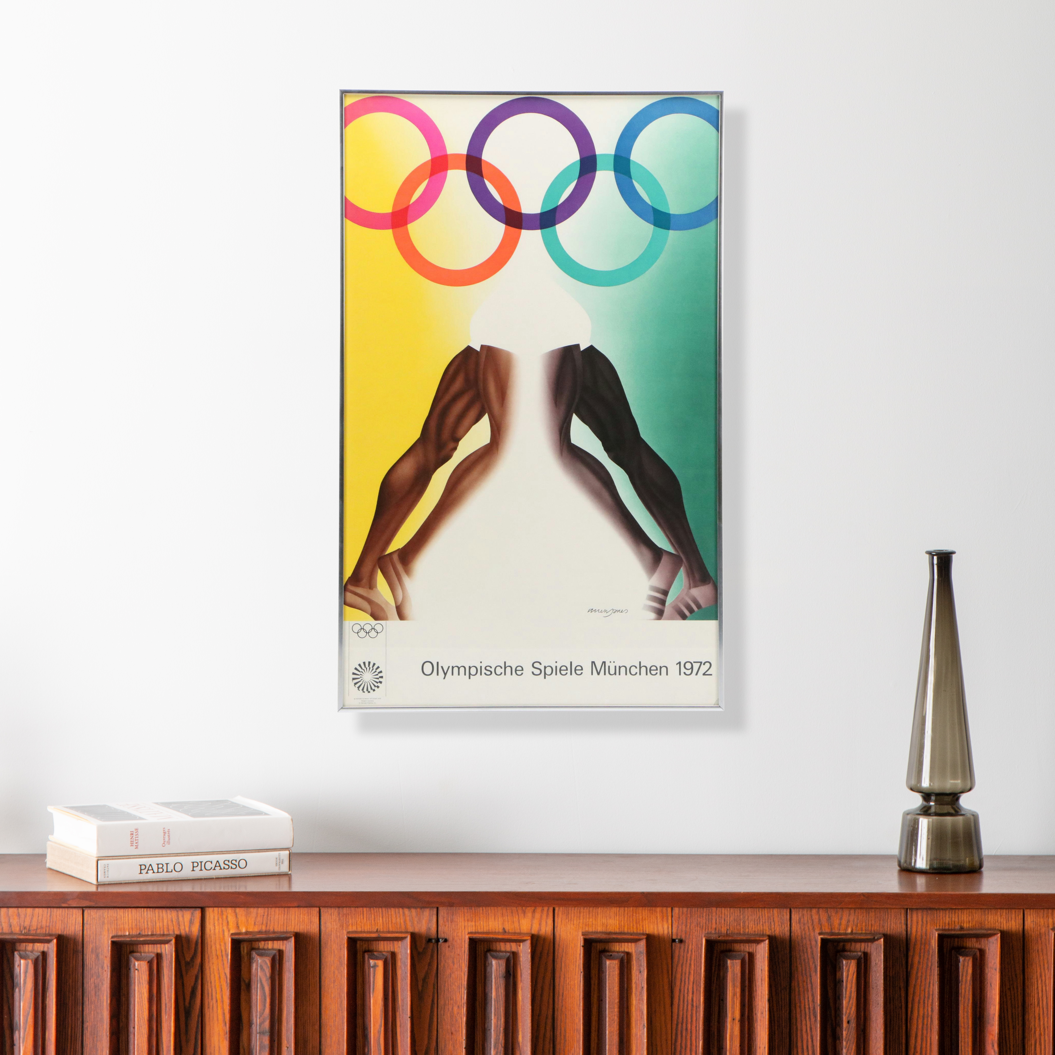 Allen Jones Serigraph Poster for Munich Olympics, 1972 | EBTH