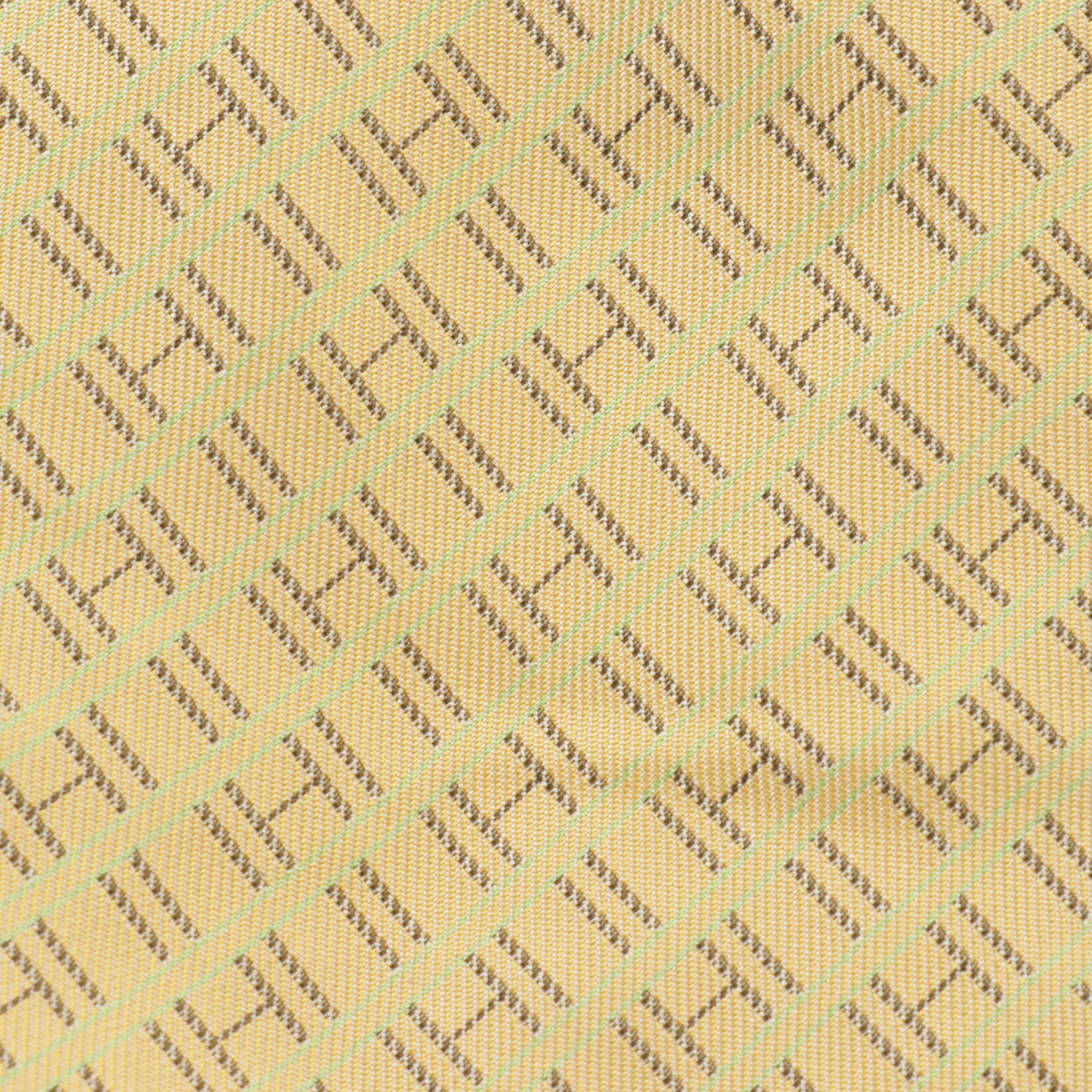 Hermès H Pattern Diagonal Stripe Necktie in Silk Jacquard | EBTH