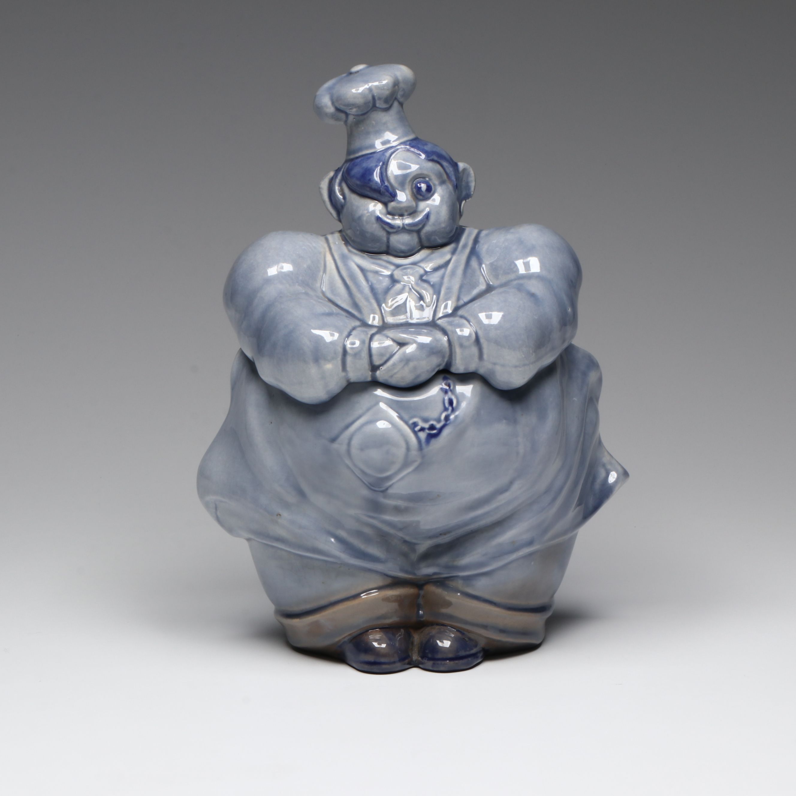 Red Wing "Chef Pierre" Ceramic Cookie Jar | EBTH