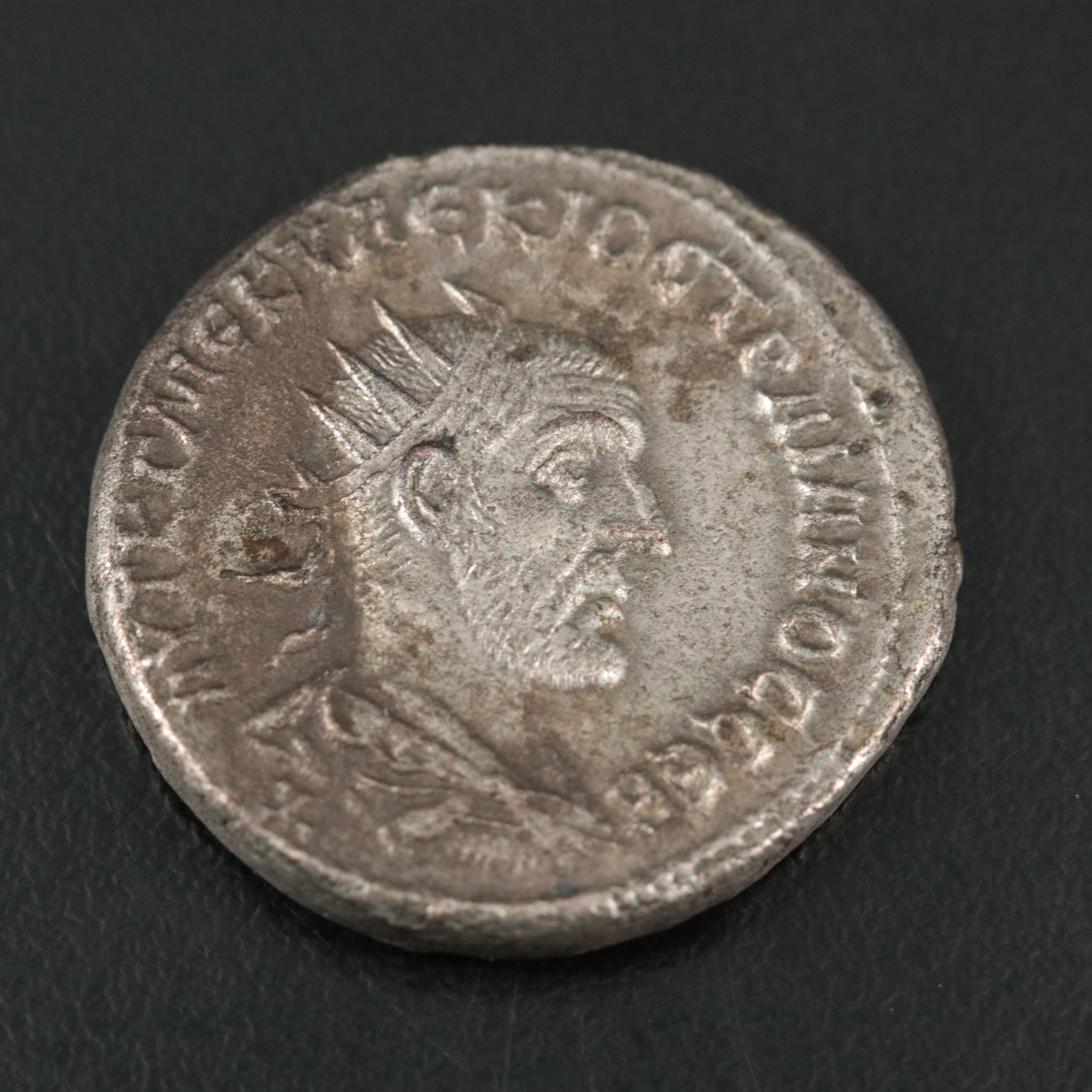 Ancient Roman Provincial Billon Tetradrachm Coin of Trajan Decius, ca ...