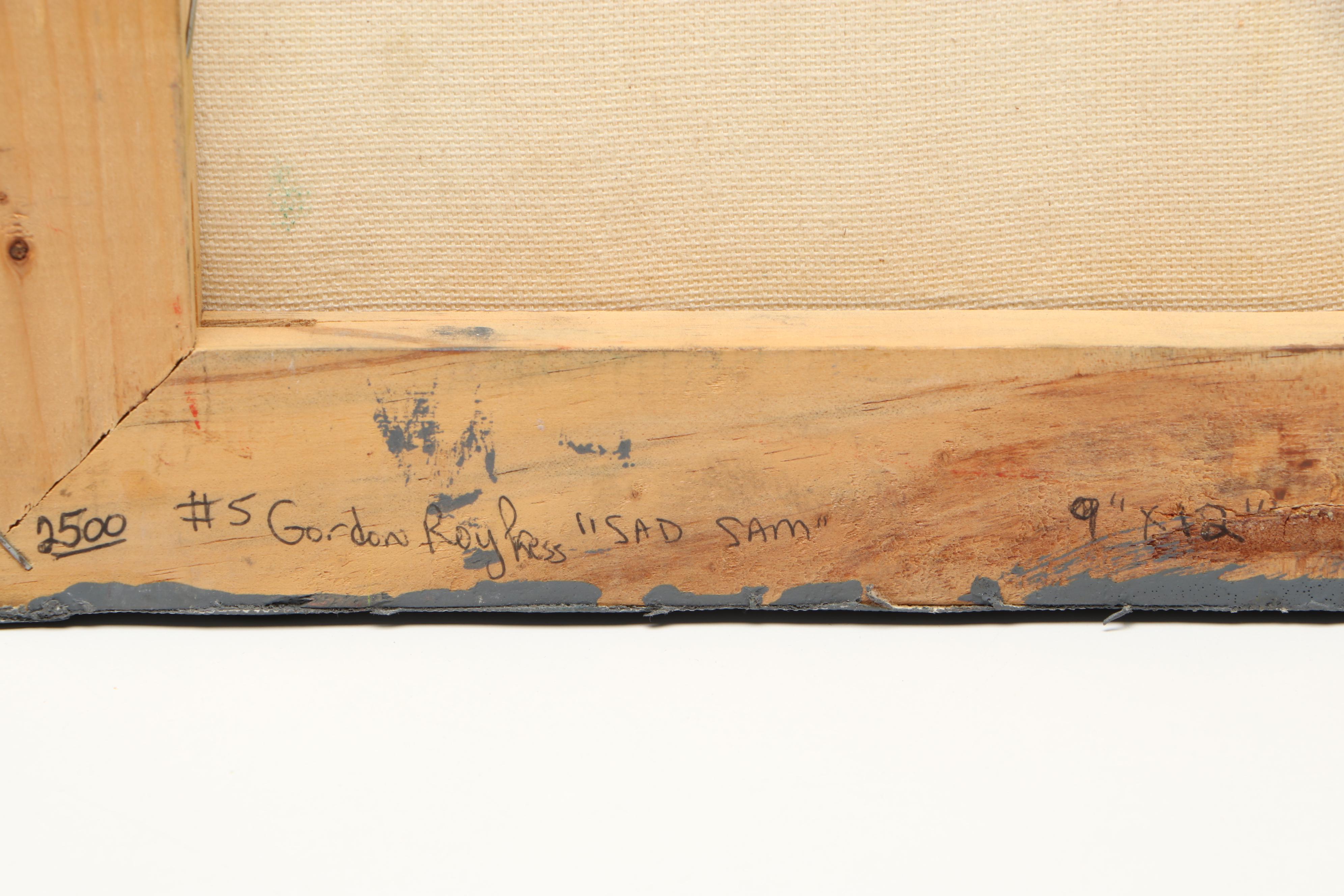 Oil Painting of Basset Hound "Sad Sam," 2002 | EBTH