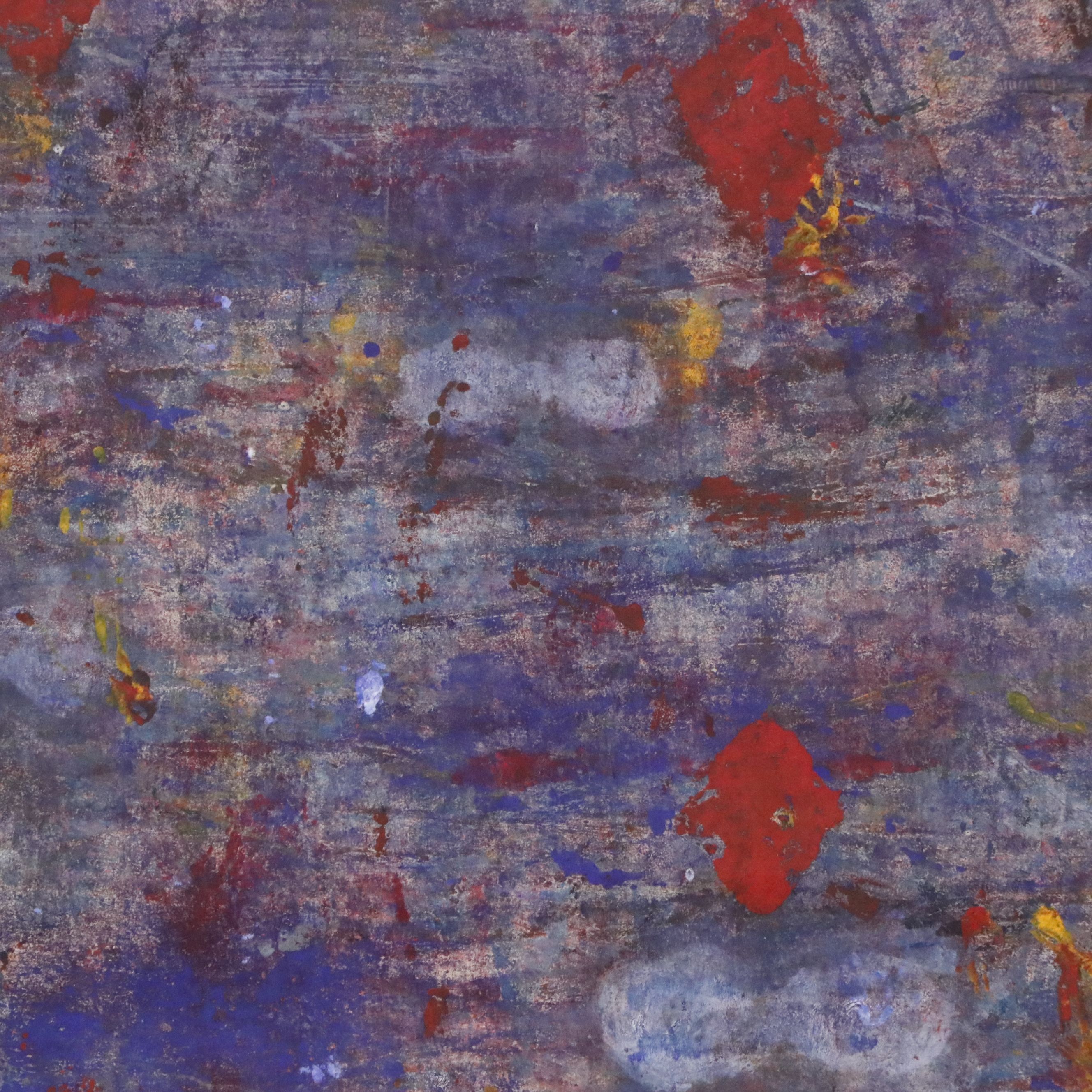 Amanda Block Abstract Acrylic Painting "Expanding Red," 1980 | EBTH