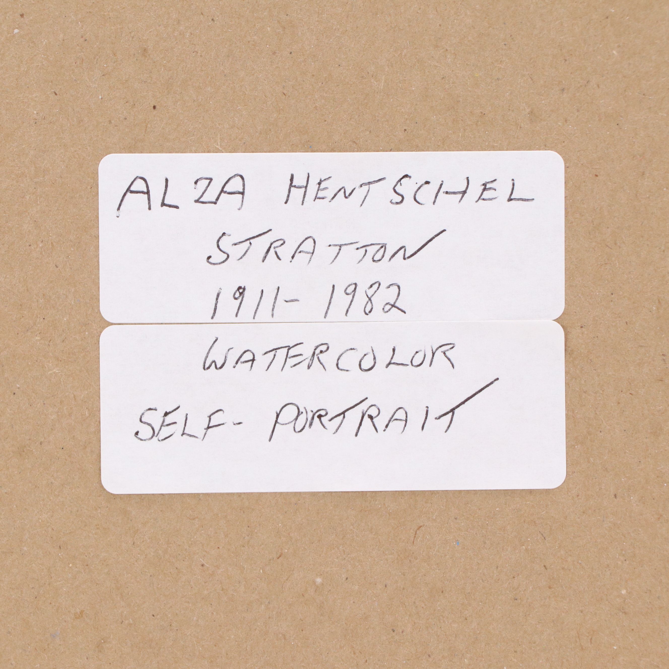 Alza Stratton Pastel Self-Portrait, 20th Century | EBTH