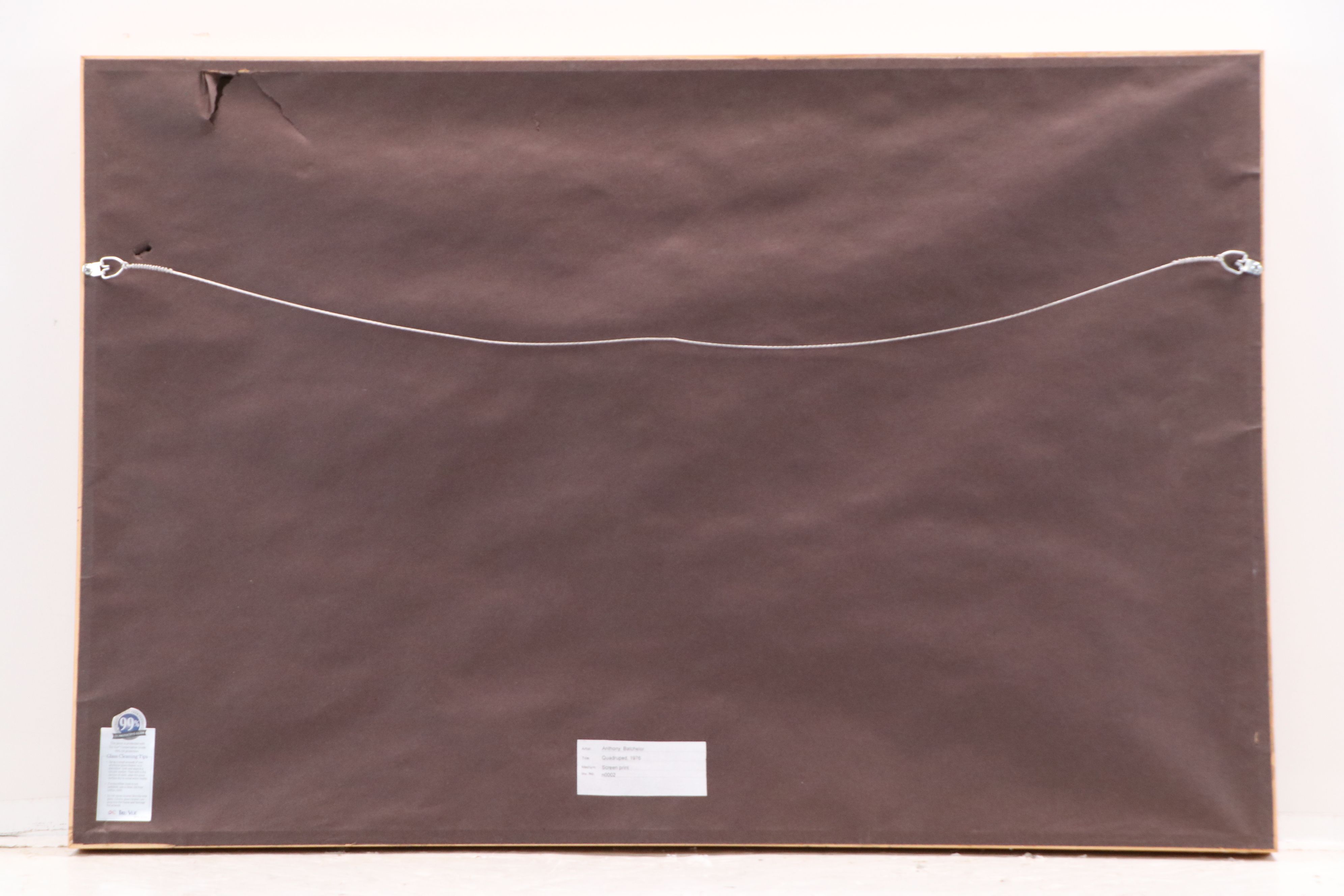 Anthony Batchelor Screenprint "Quadruped," 1976 | EBTH