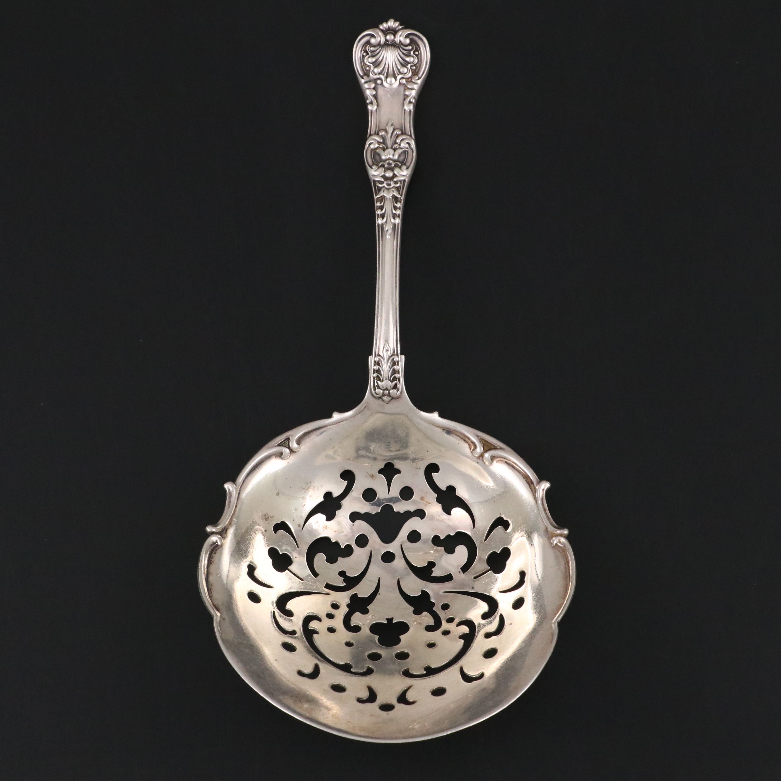 Tiffany & Co. "English King" Pierced Sterling Silver Saratoga Chips ...