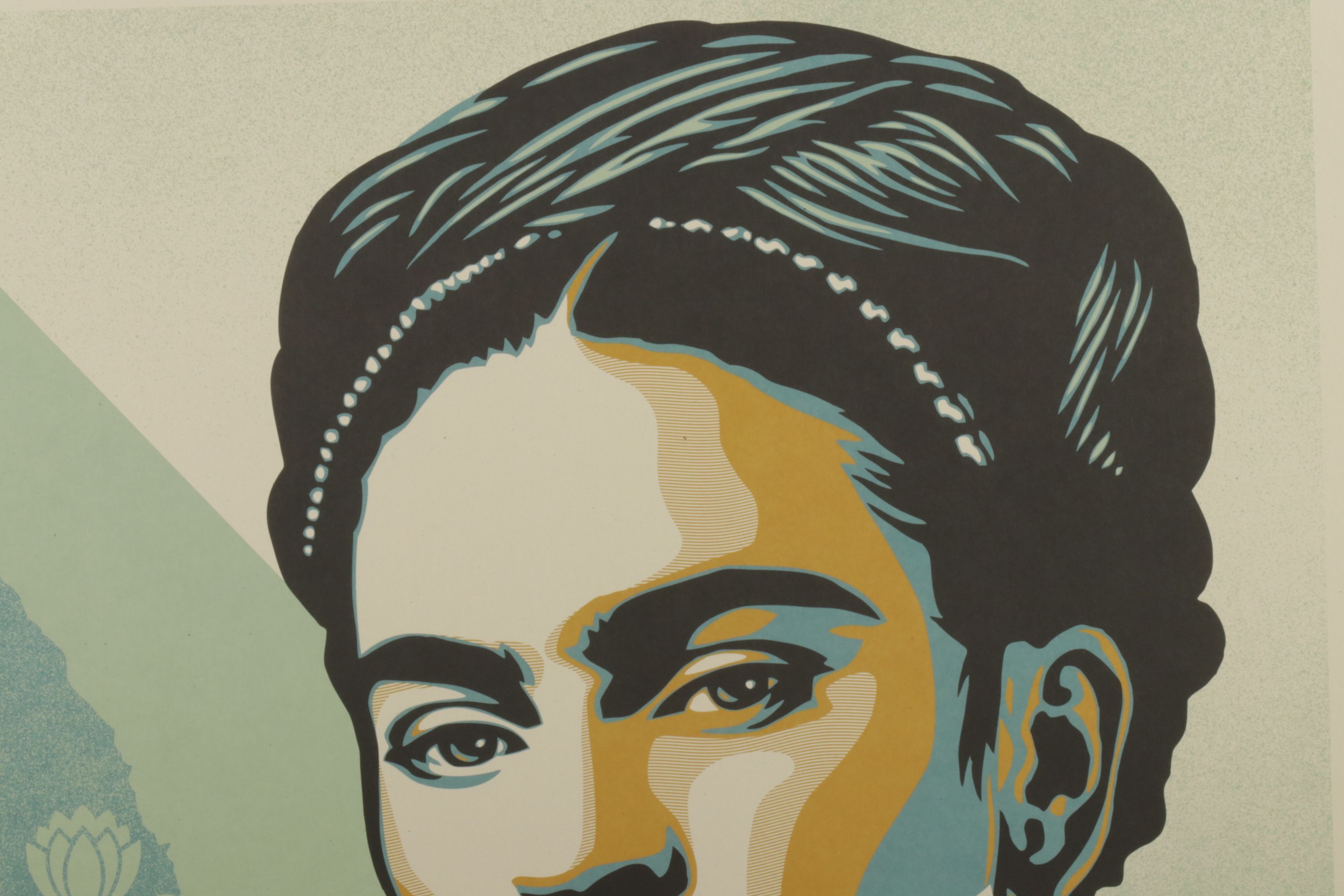 Shepard Fairey Offset Lithograph "The Woman Who Defeated Pain (Frida ...