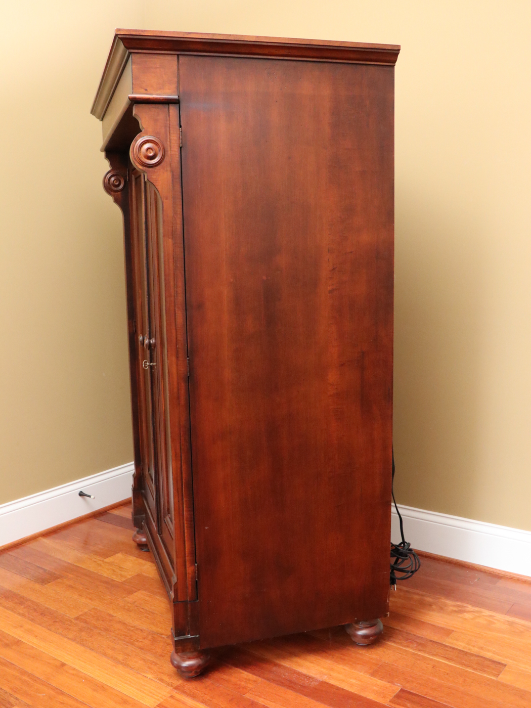 Empire Revival Style Mahogany Media Armoire, Late 20th/Early 21st ...