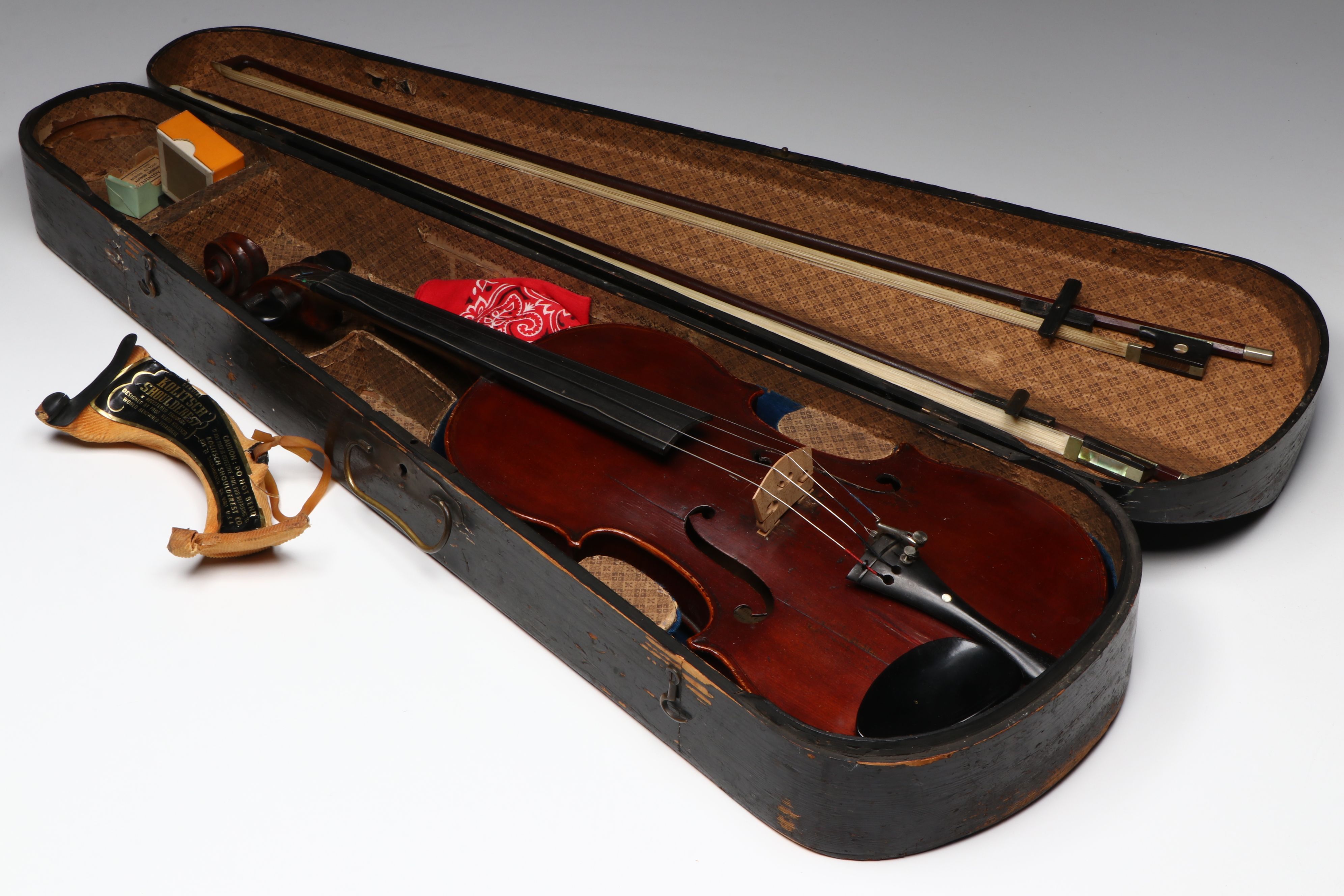 1/16 Antonius Stradivarius Replica Violin with Hard Case and ...