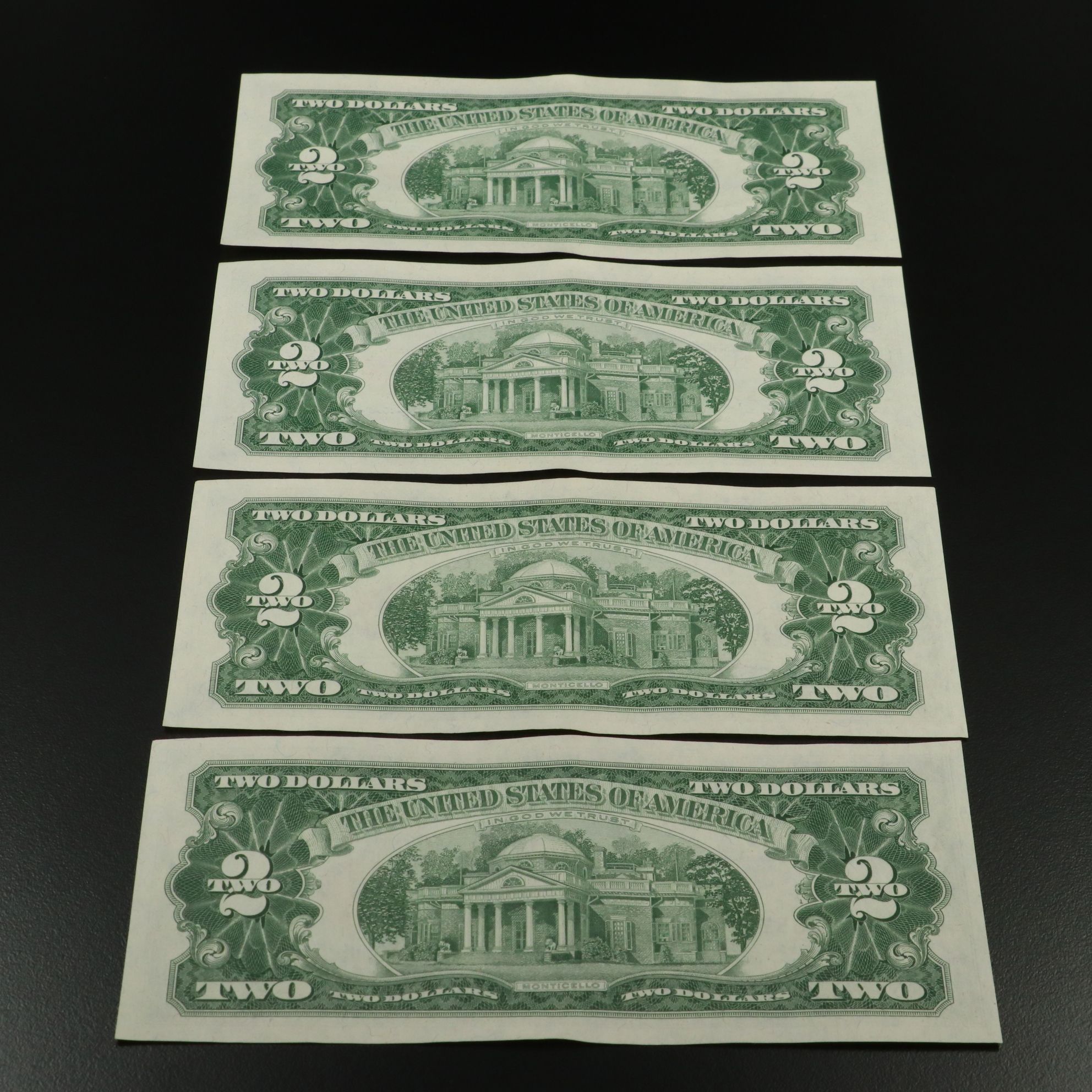 Fifty-Eight $2 Red Seal United States Notes, 1953 and 1963, Including ...