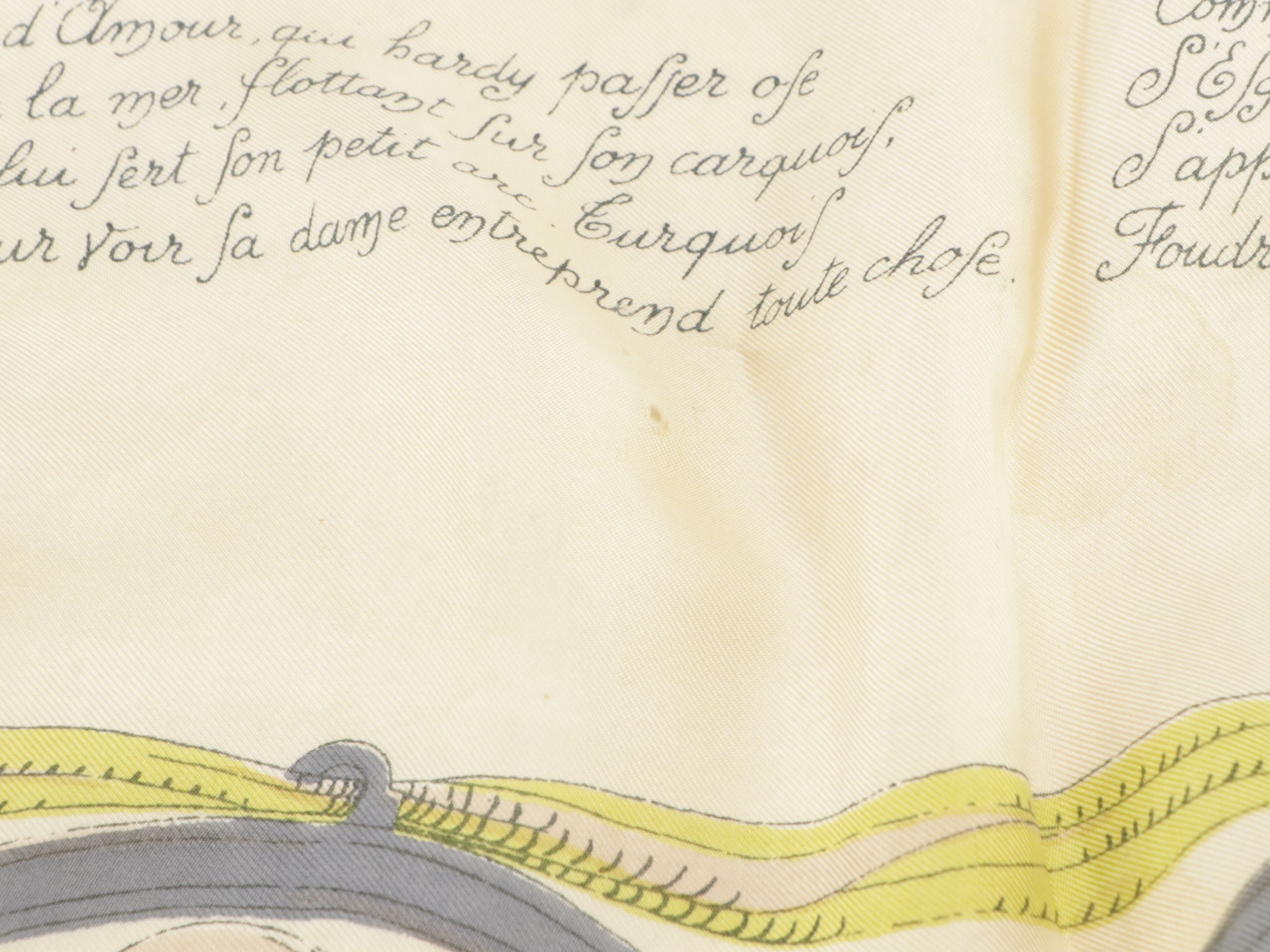 Hermès "Par Tout Amour" Scarf 90 in Silk Twill with Box | EBTH