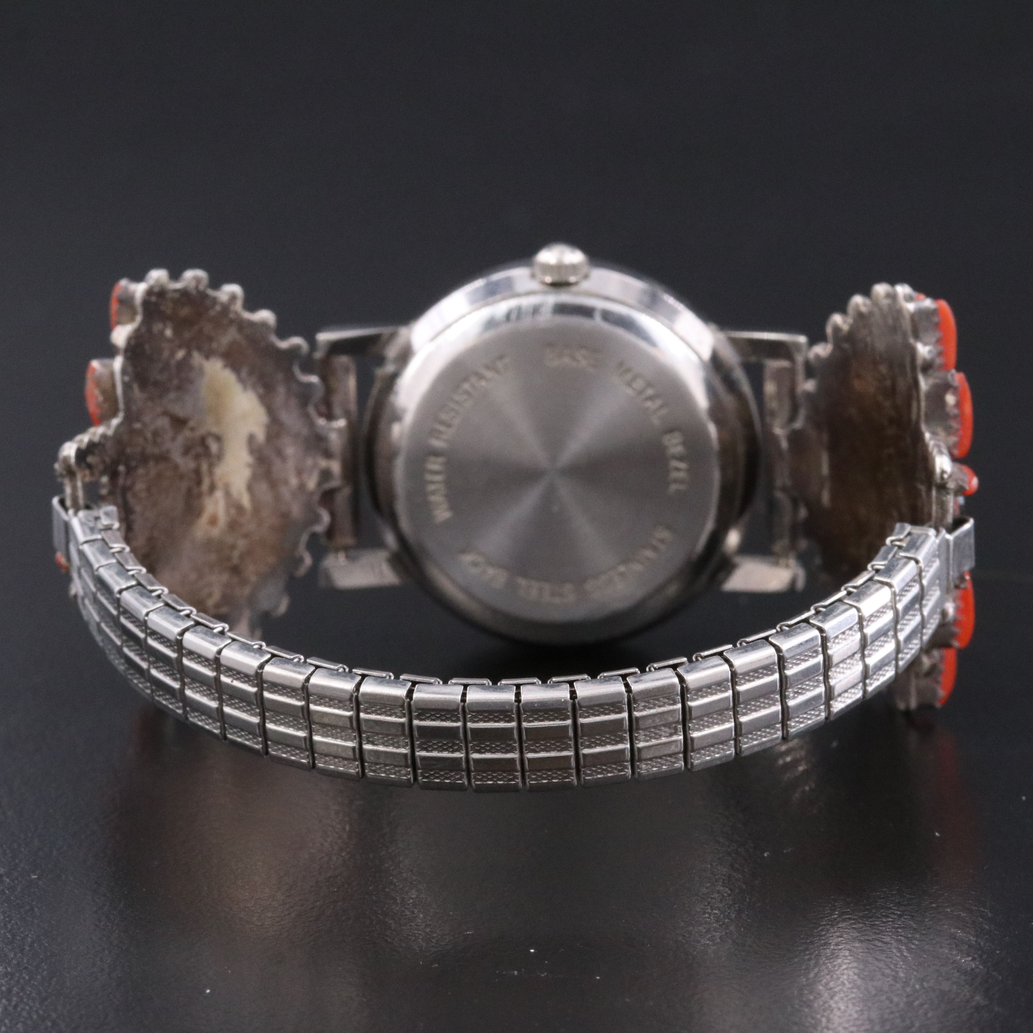 Native American Southwestern 1980s Edmund Cooeyate Zuni Sunface Nadia ...