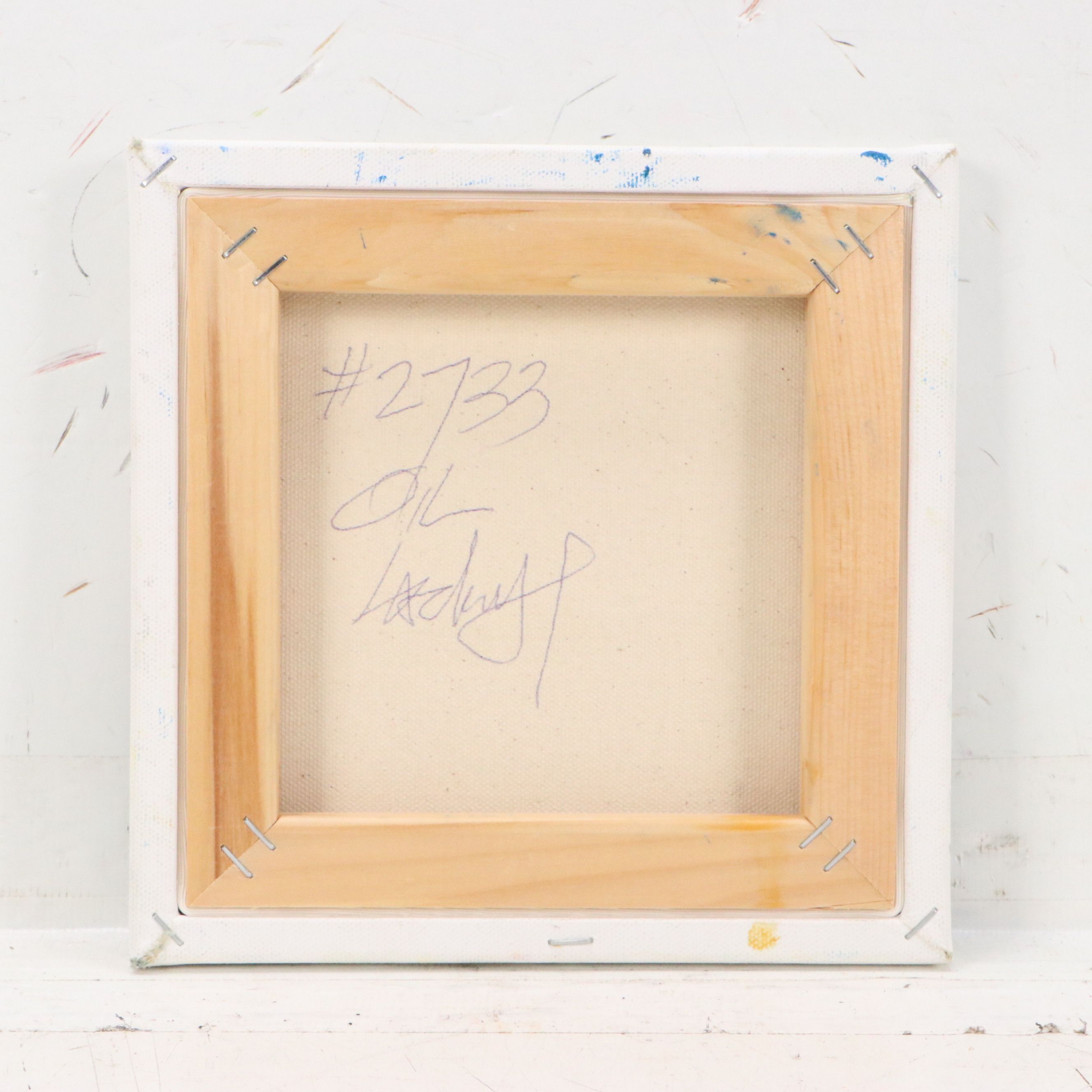 Robert R. Lackney Abstract Oil Painting "Morning Spark," 21st Century ...