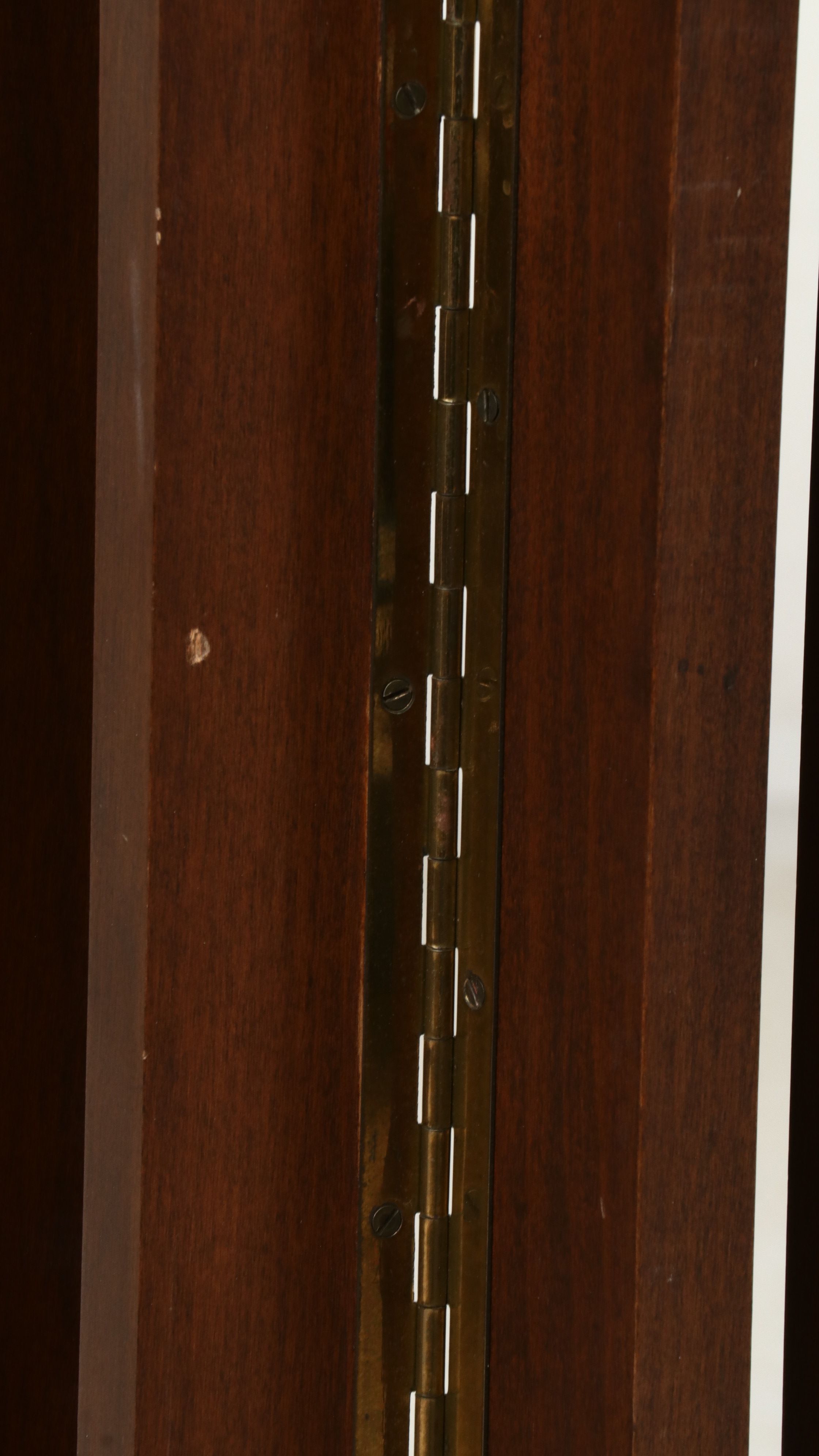 Mid Century Modern Style Slatted Walnut Folding Room Divider, Late 20th ...