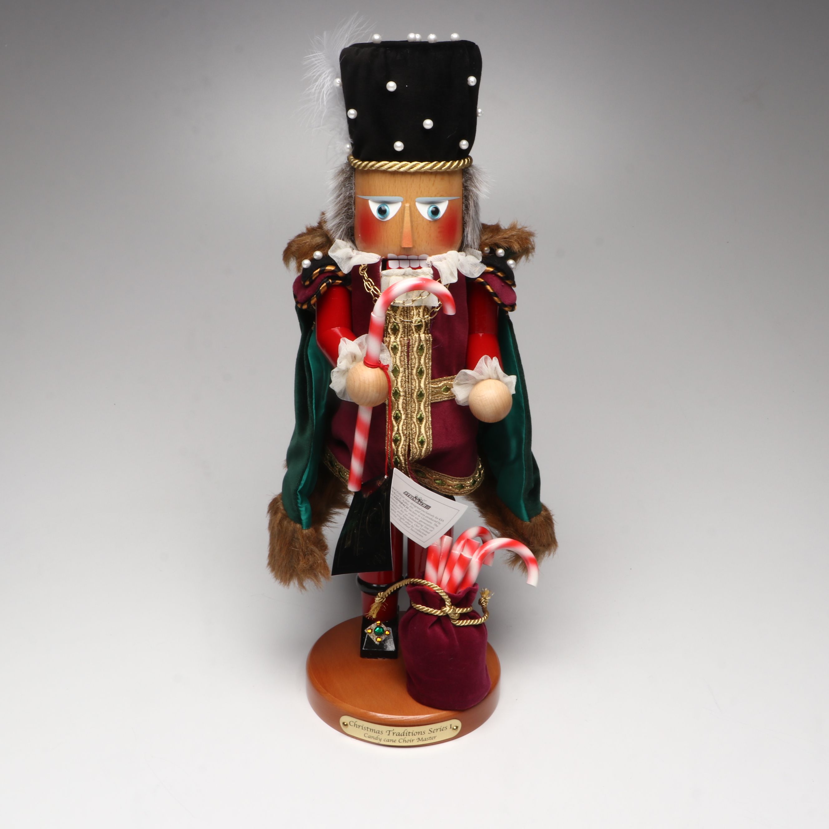 Steinbach "Candy Cane Choir Master" Signed Limited Edition Nutcracker ...