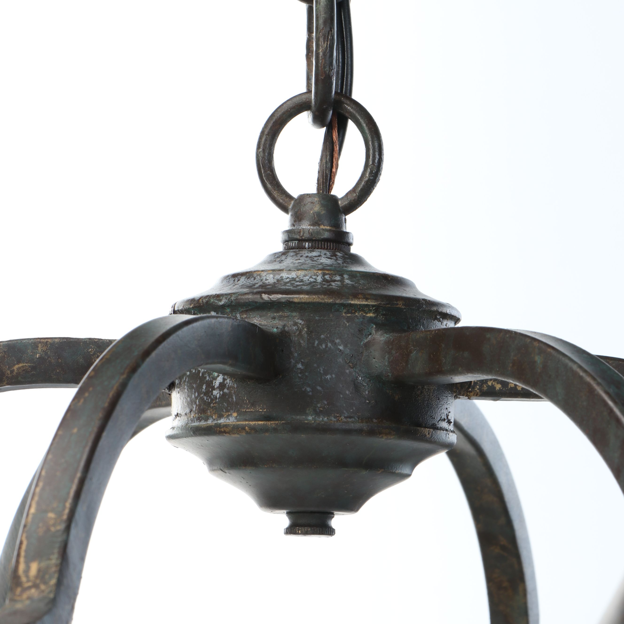 Rustic Style Iron Chandelier with Rooster, Duck and Rabbit ...