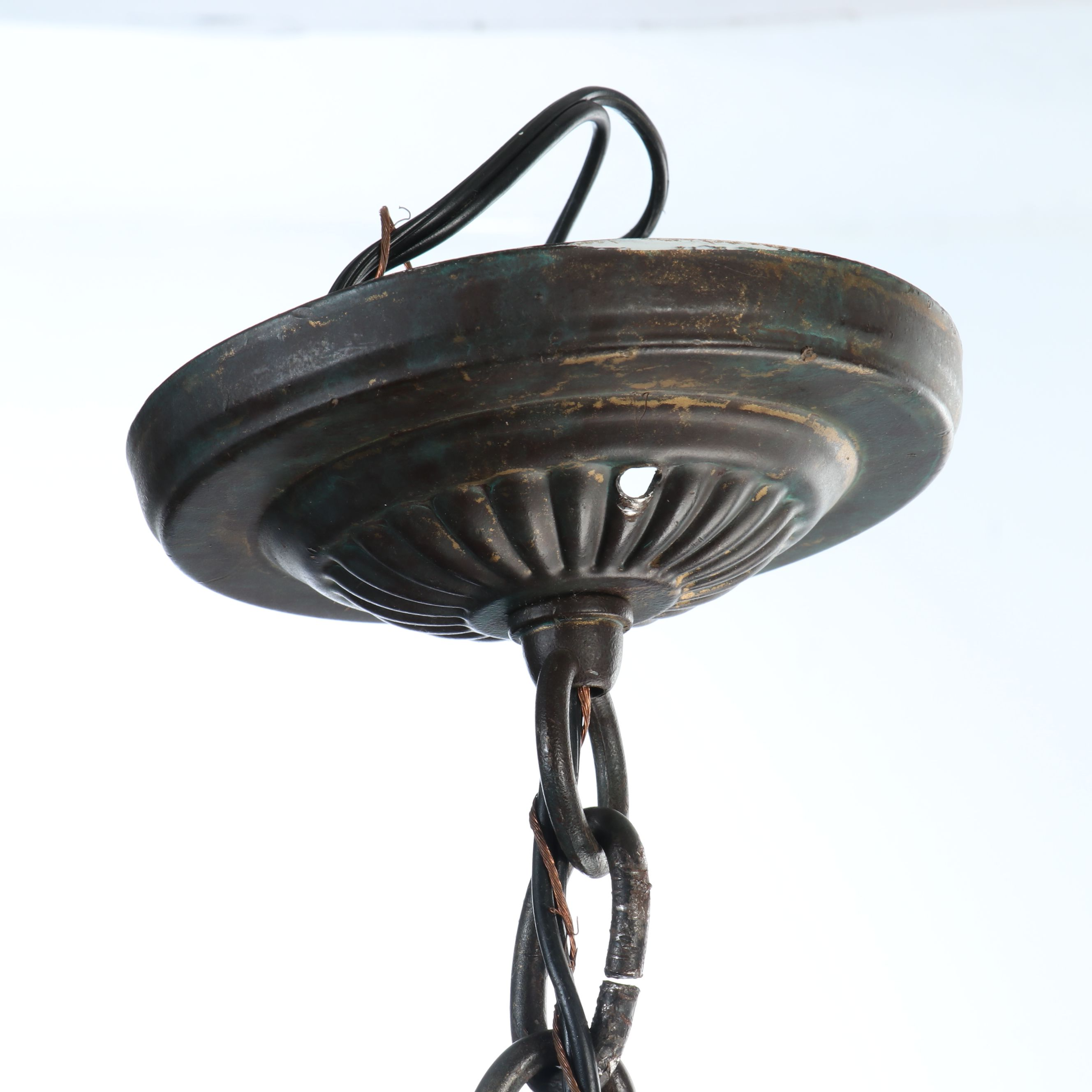 Rustic Style Iron Chandelier with Rooster, Duck and Rabbit ...