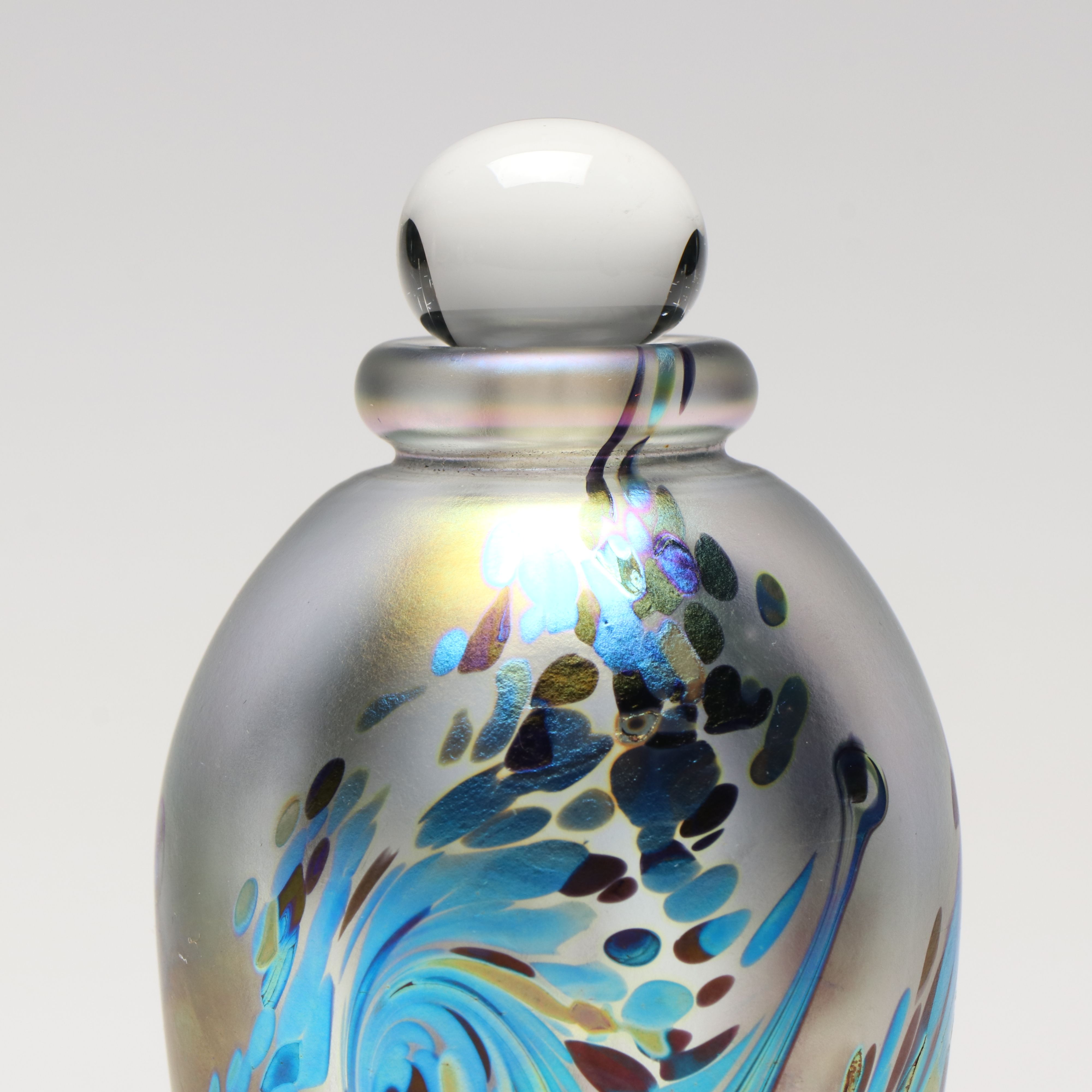 Robert Eickholt Studio Art Glass Perfume Bottle, 2005 | EBTH