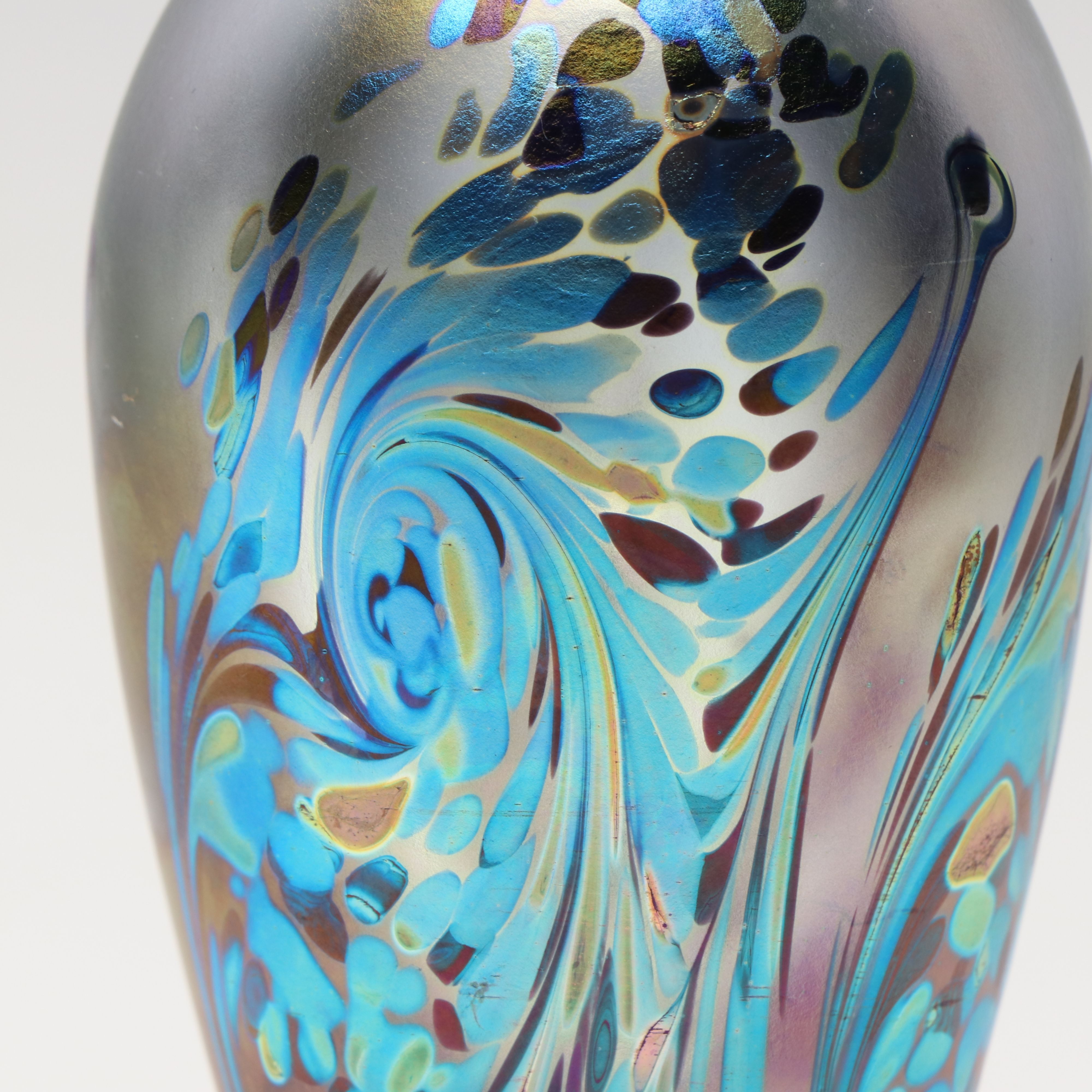 Robert Eickholt Studio Art Glass Perfume Bottle, 2005 | EBTH