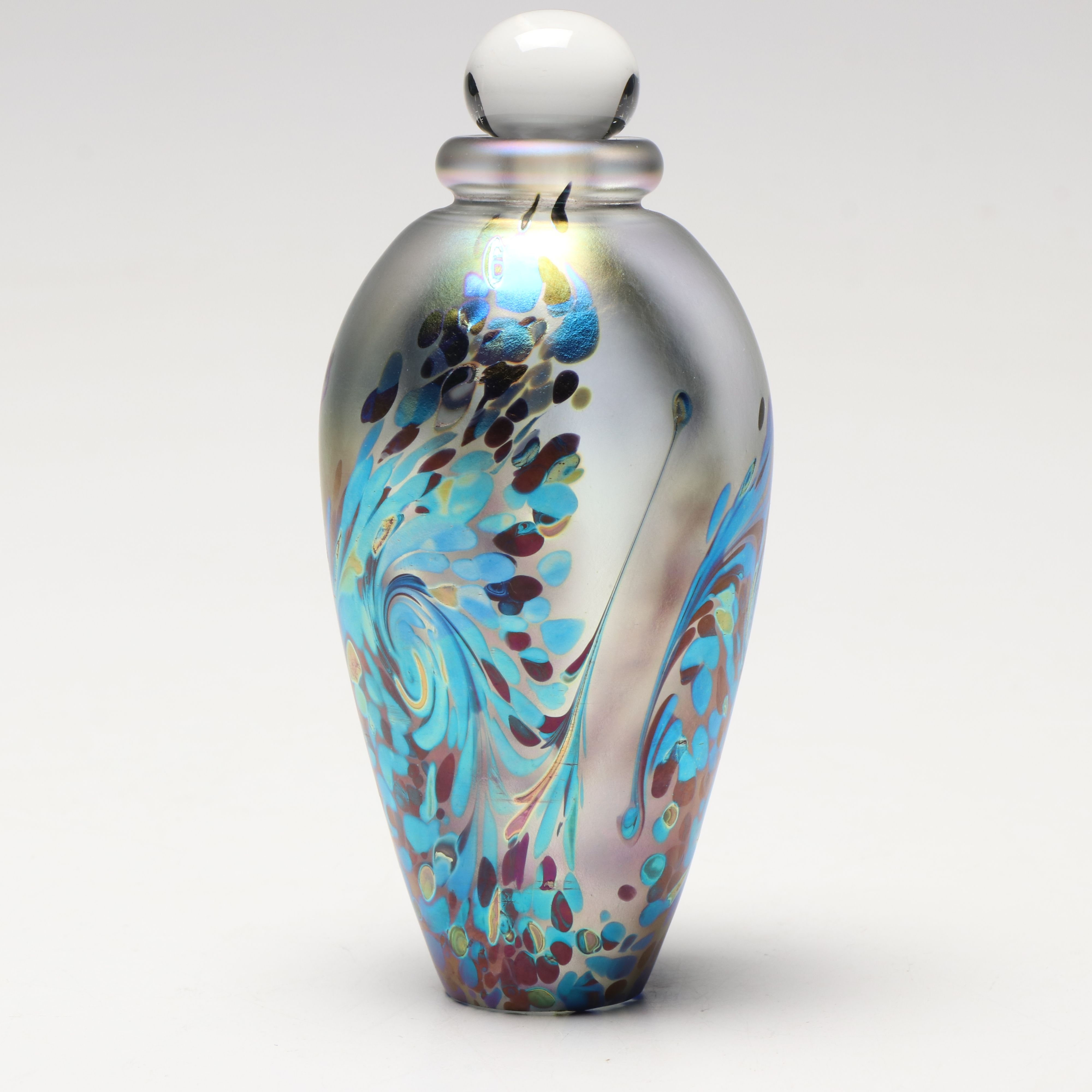 Robert Eickholt Studio Art Glass Perfume Bottle, 2005 | EBTH
