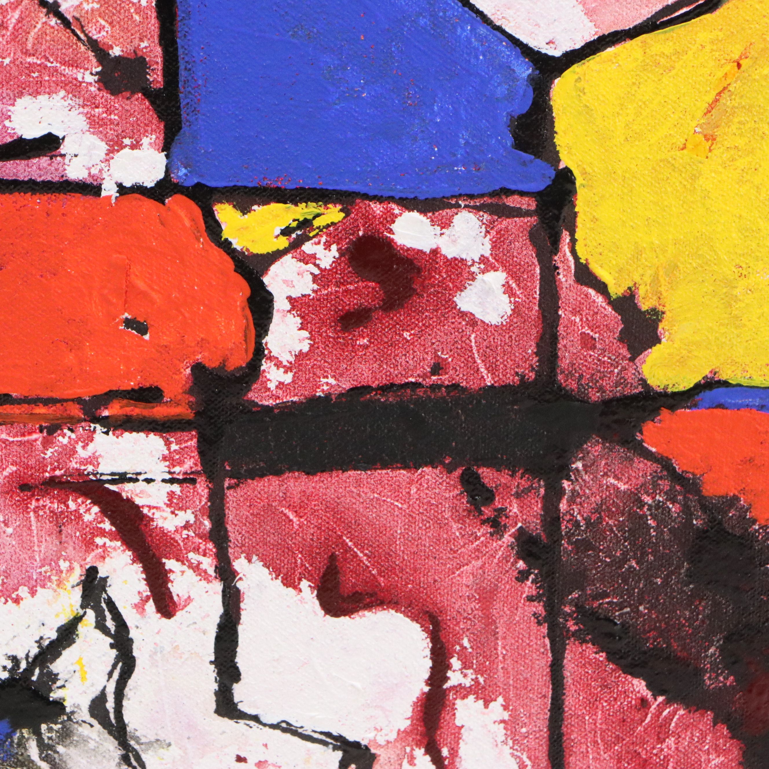 Rosemarie Bloch Acrylic Diptych Painting "Two Part Invention," 1998 | EBTH