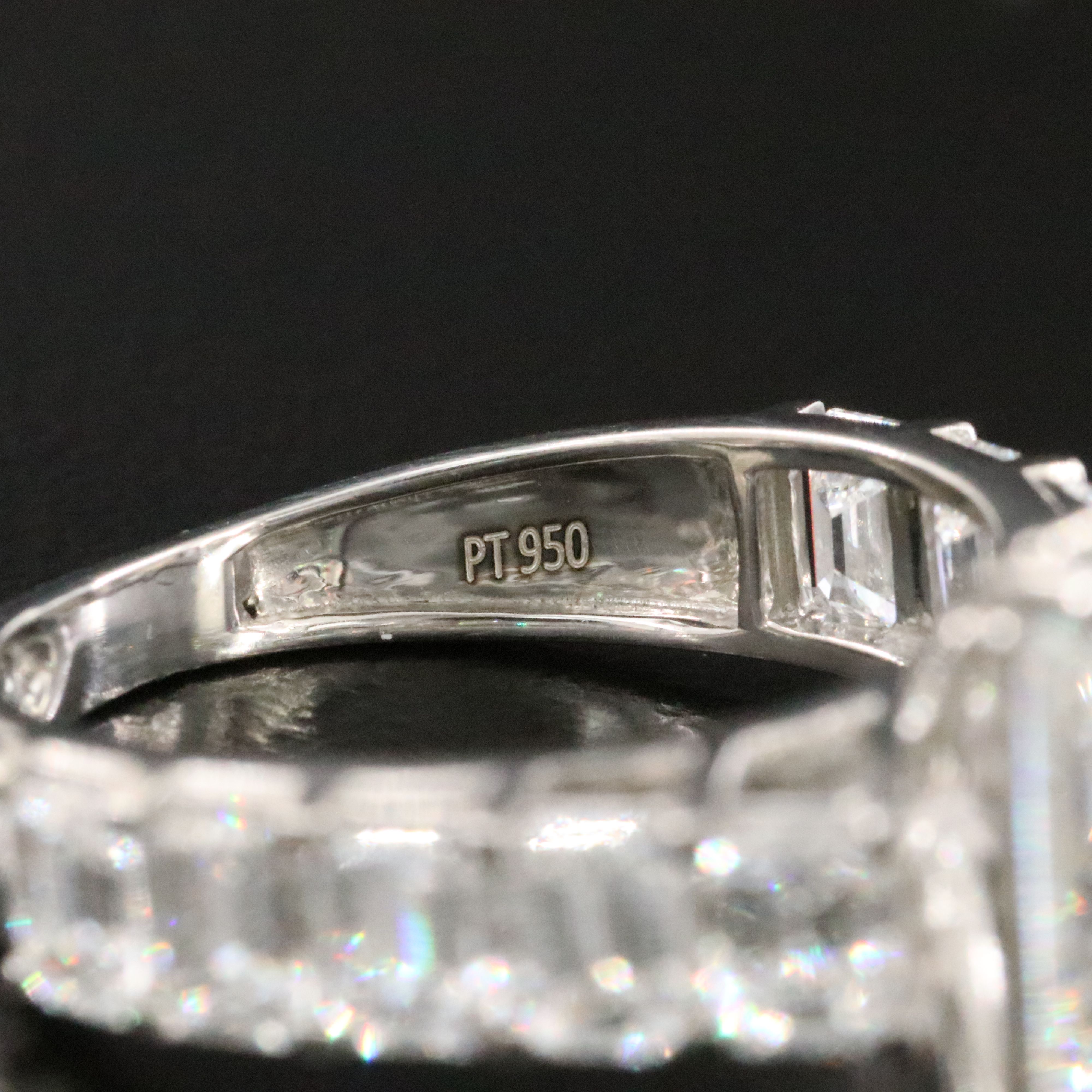 Platinum 9.70 CTW Lab Grown Diamond Ring with IGI Report | EBTH